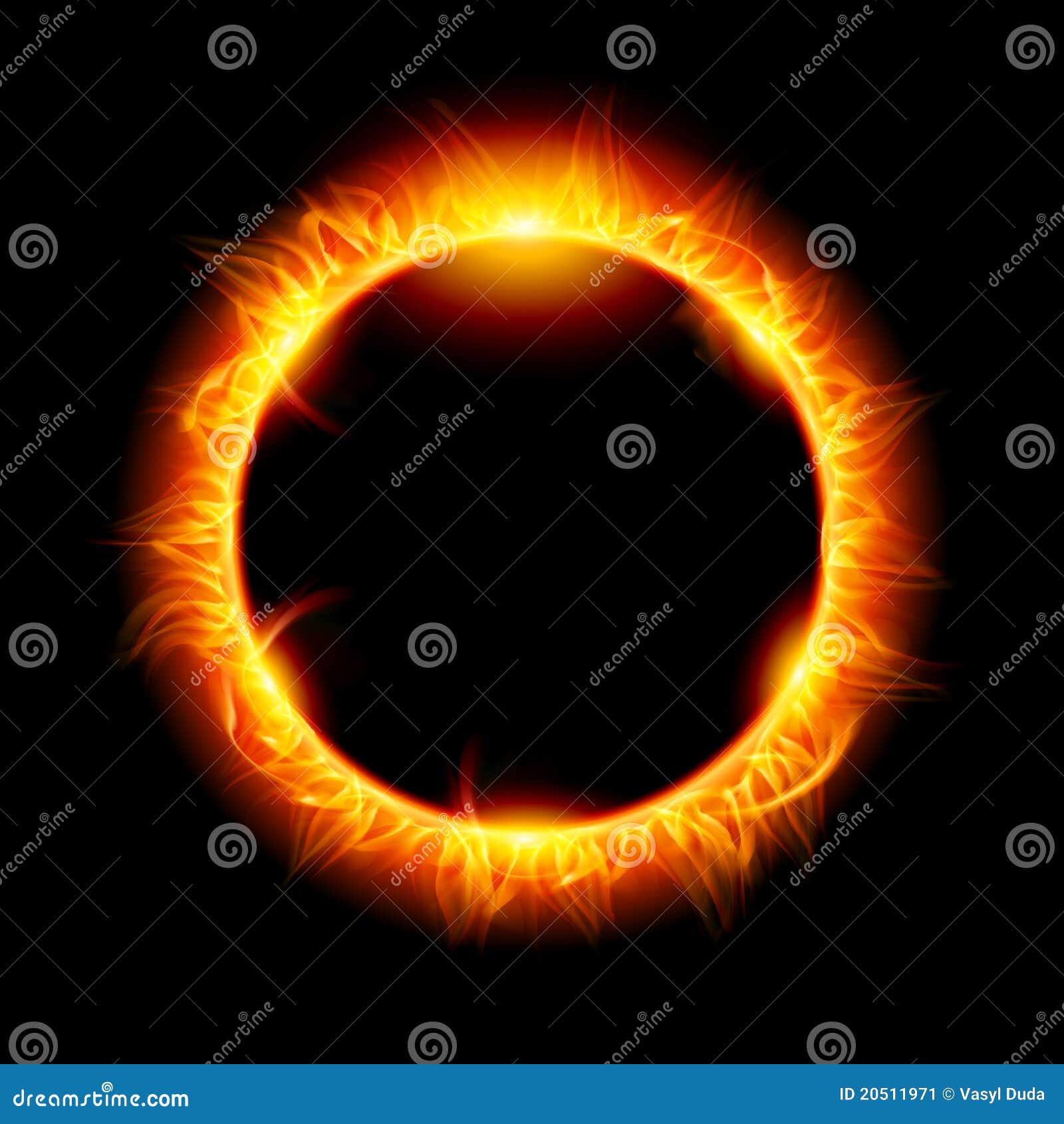Solar eclipse stock vector. Illustration of flames, astronaut - 20511971