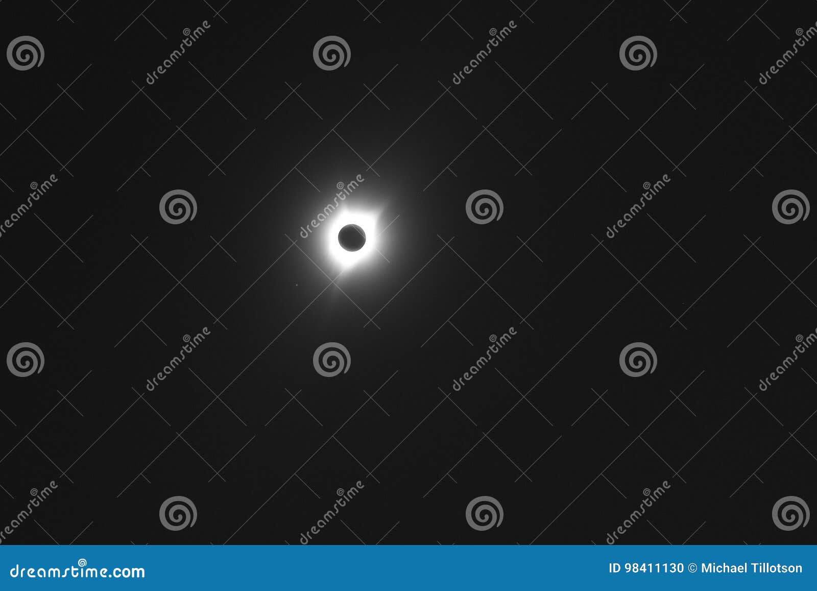 Solar Eclipse of August 21, 2017 with Stars Stock Photo - Image of ...