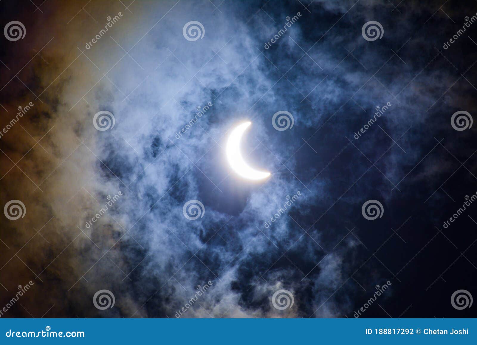 Solar eclipse stock photo. Image of ring, eclipse, beautiful - 188817292