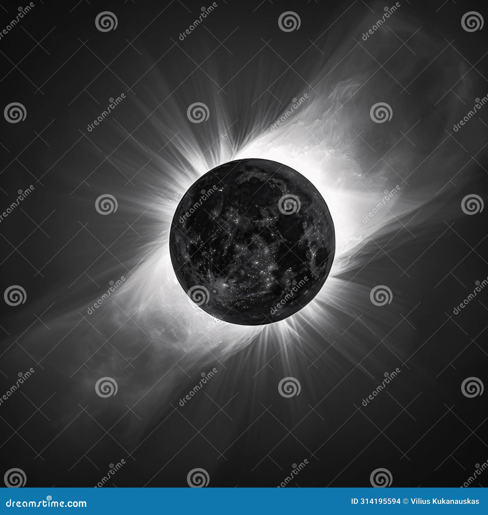 Solar Eclipse Brilliance: Celestial Shadows and Light Stock ...