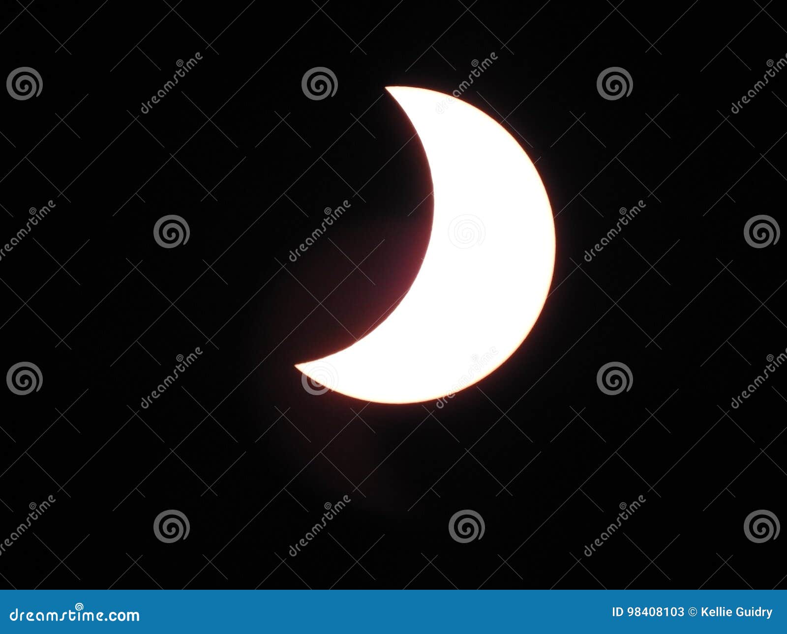Solar eclipse 2017 stock image. Image of closeup, science - 98408103