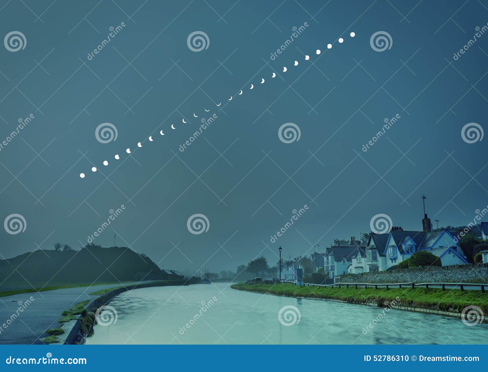 Solar Eclipse 2015 stock photo. Image of solar, cornwall - 52786310