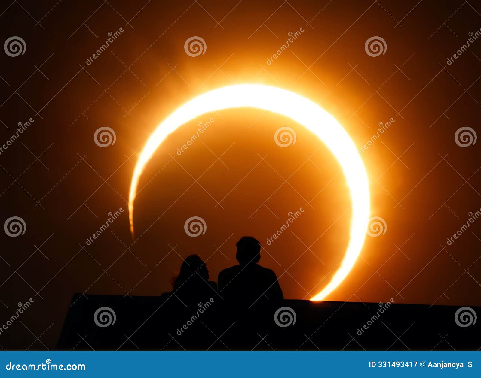 Solar Eclipse Full Moon is an Astronomical Phenomenon. Realistic ...
