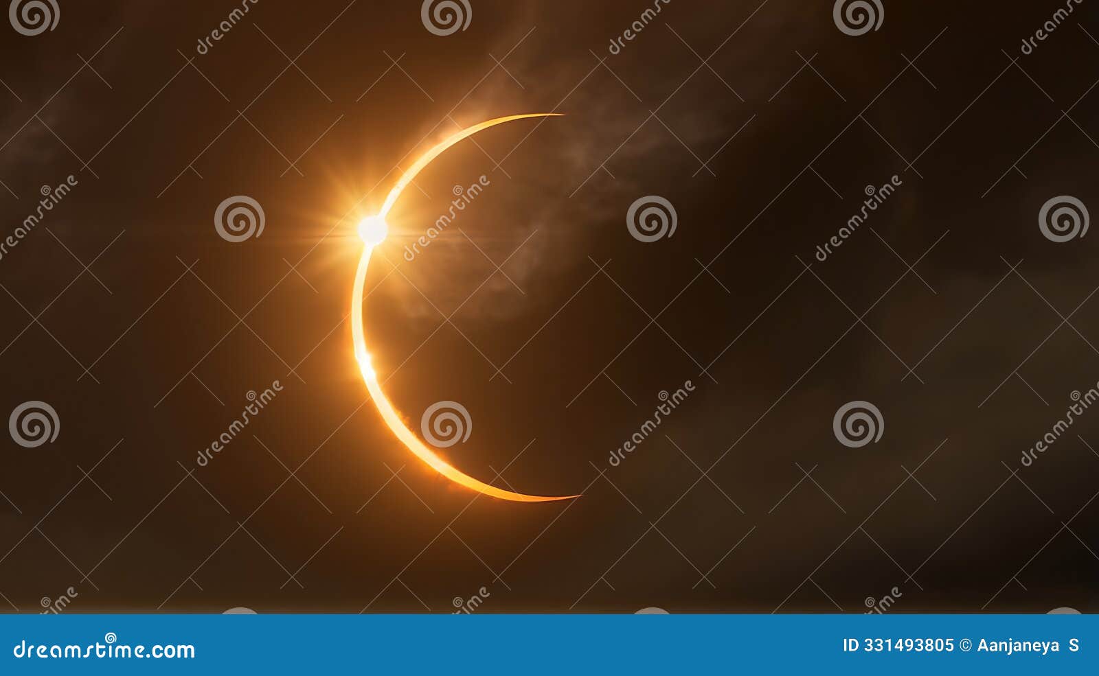 Solar Eclipse Full Moon is an Astronomical Phenomenon. Realistic ...