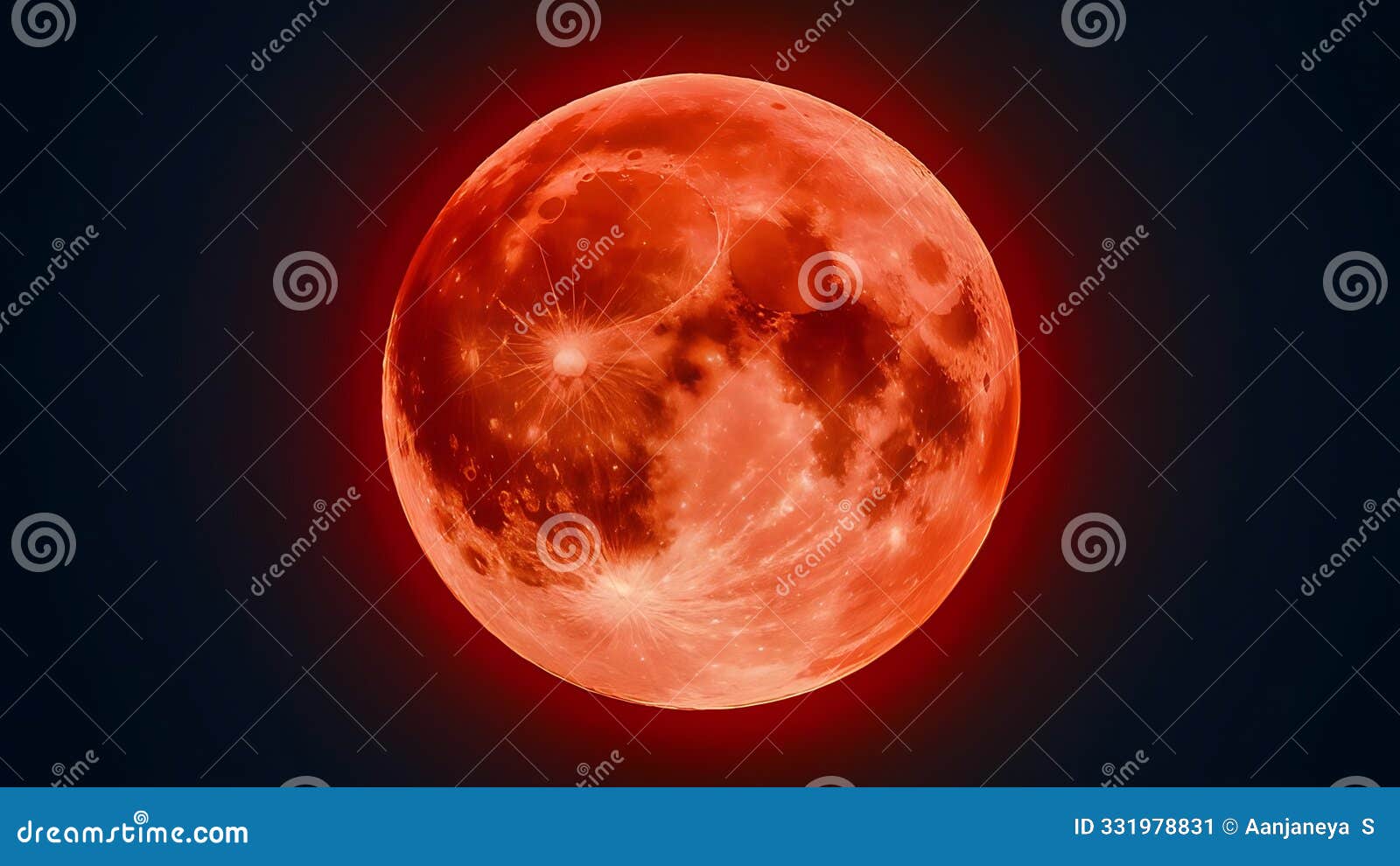 Solar Eclipse Full Moon is an Astronomical Phenomenon. Realistic ...