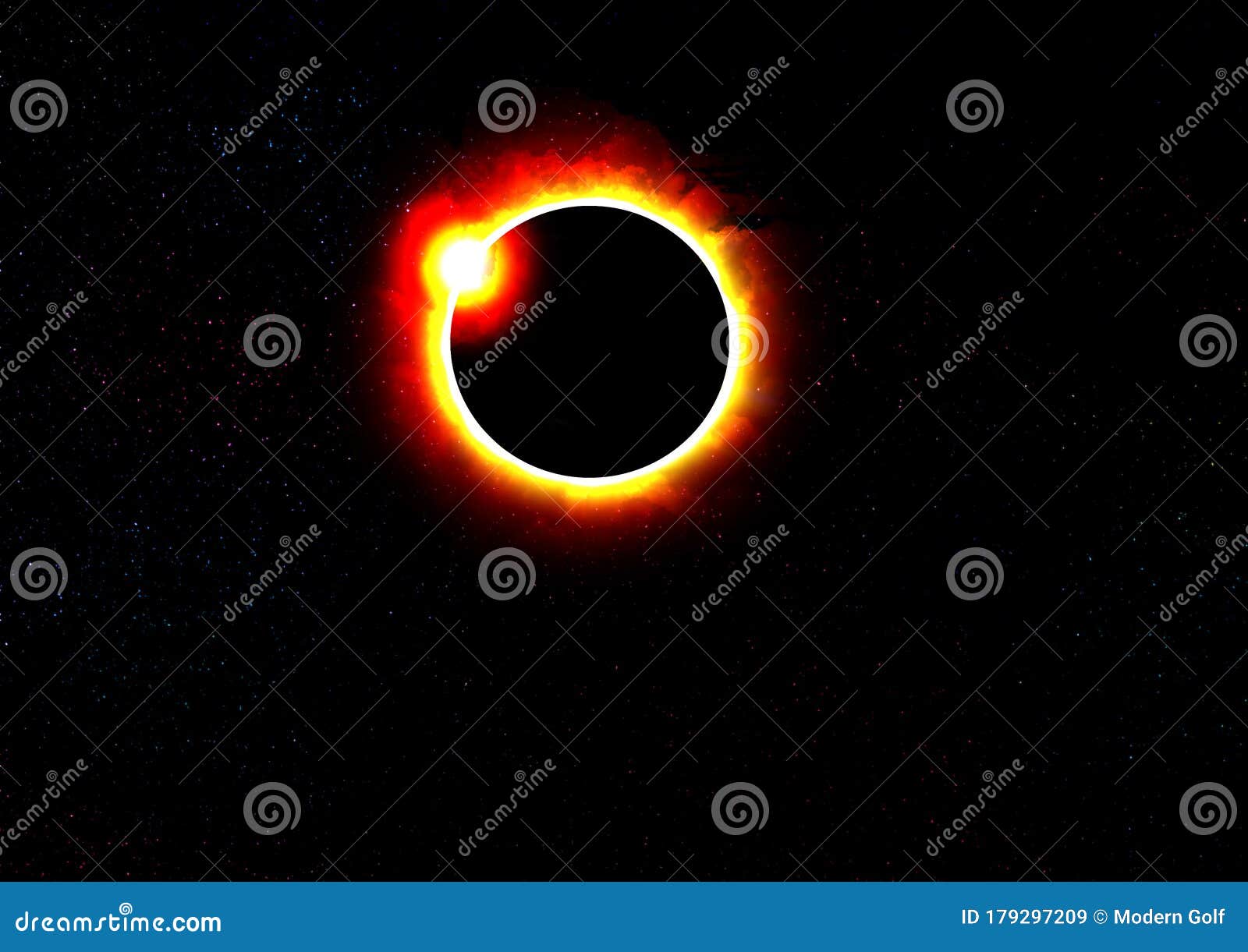 Solar Eclipse. Illustration, Energy, Universe Stock Illustration ...