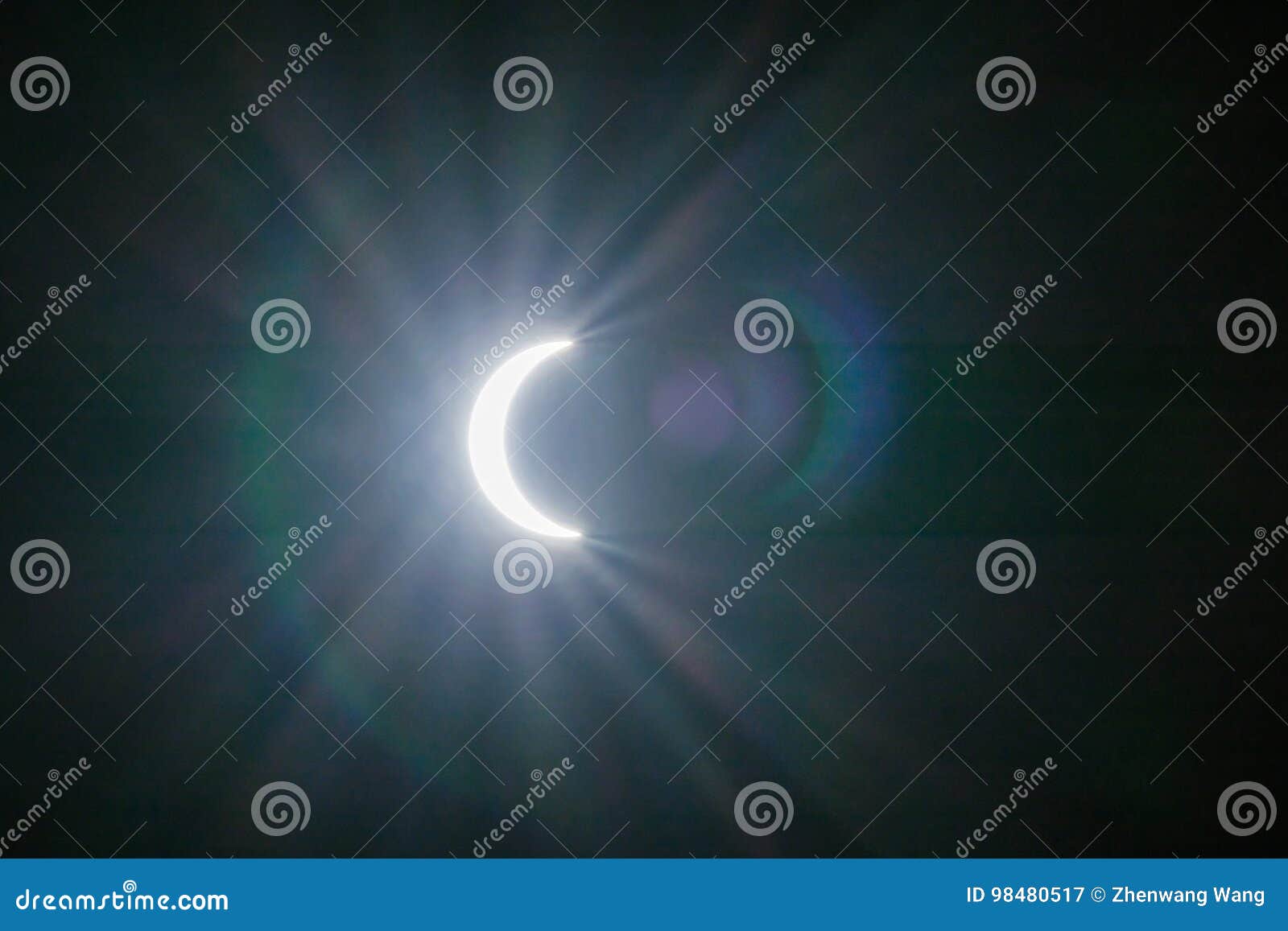 Solar Eclipse with Light Effects Backgrounds Stock Image - Image of ...
