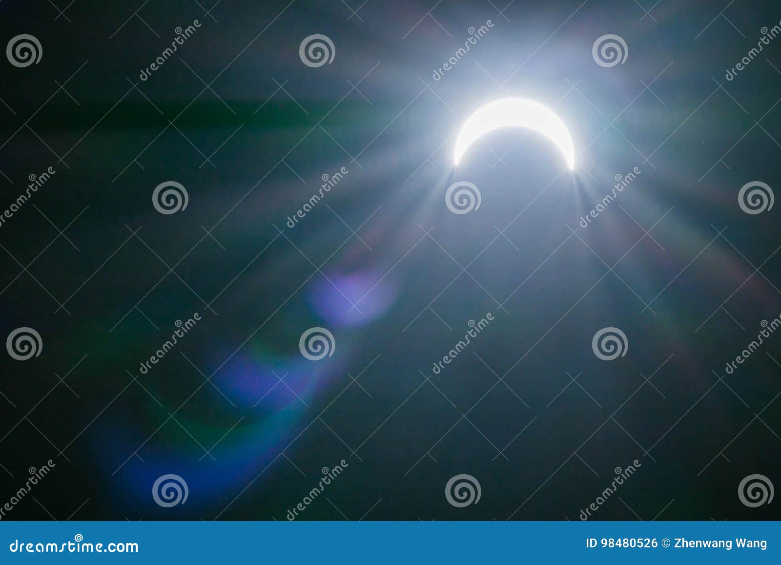 Solar Eclipse with Light Effects Backgrounds Stock Photo - Image of ...
