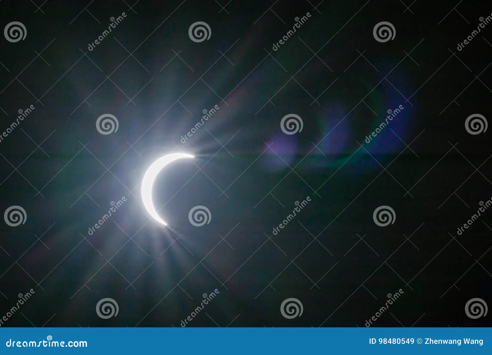 Solar Eclipse with Light Effects Backgrounds Stock Image - Image of ...
