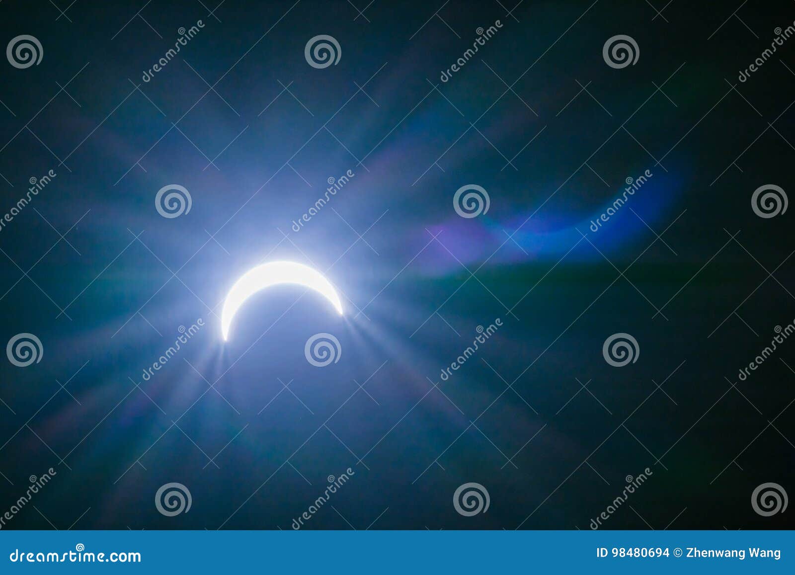 Solar Eclipse with Light Effects Backgrounds Stock Photo - Image of ...
