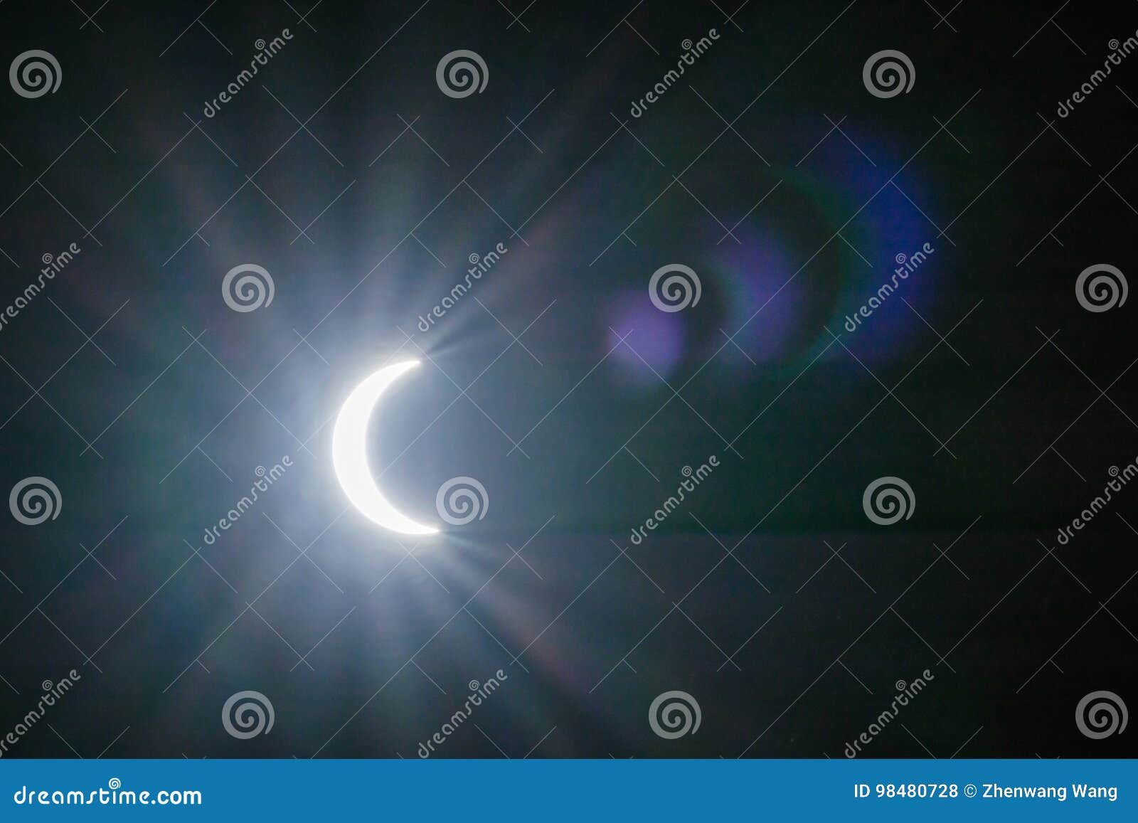 Solar Eclipse with Light Effects Backgrounds Stock Photo - Image of ...