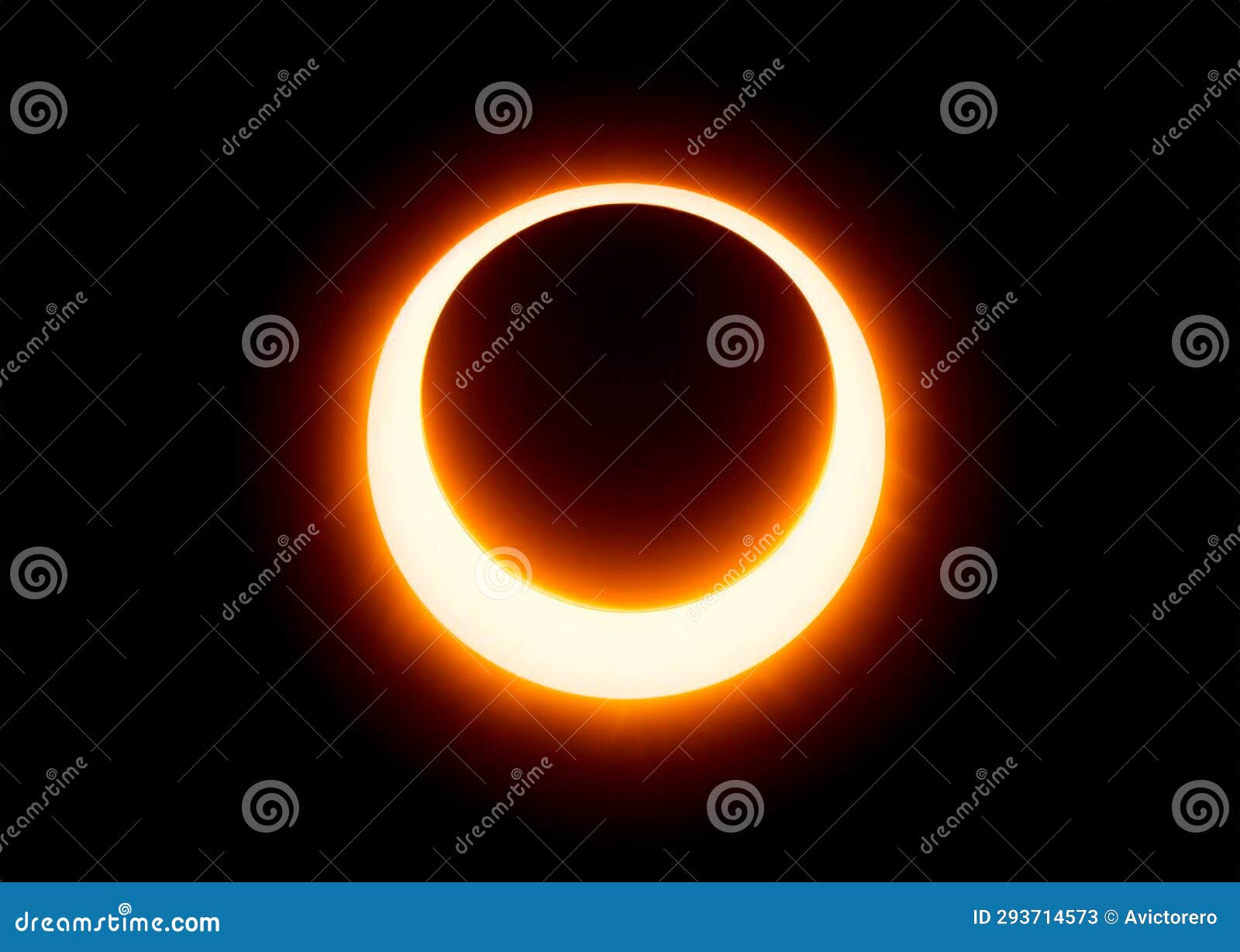 Solar Eclipse. the Moon Covers the Sun Stock Image - Image of ring ...