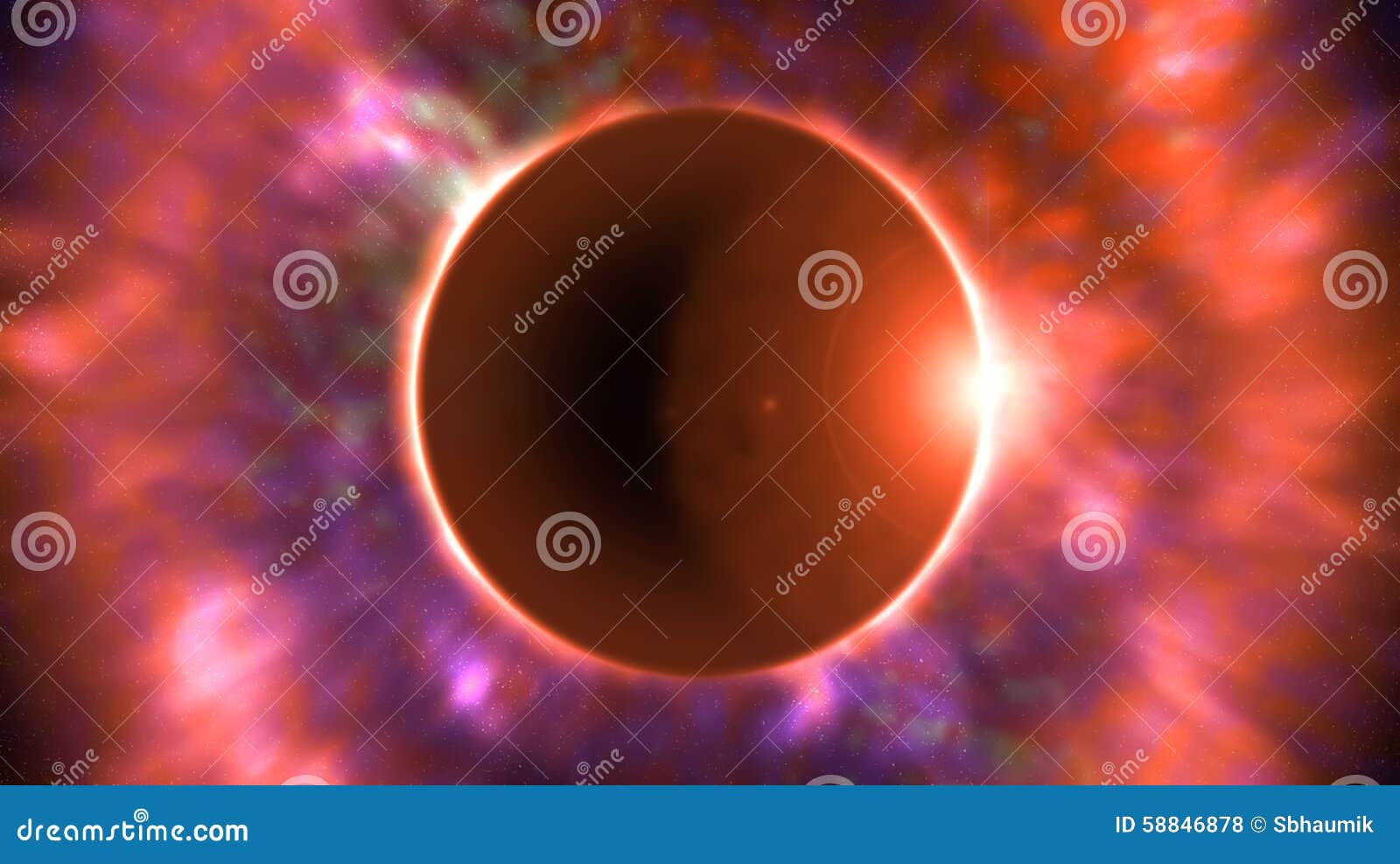 Solar Eclipse Stock Illustration Illustration Of Eclipse 58846878