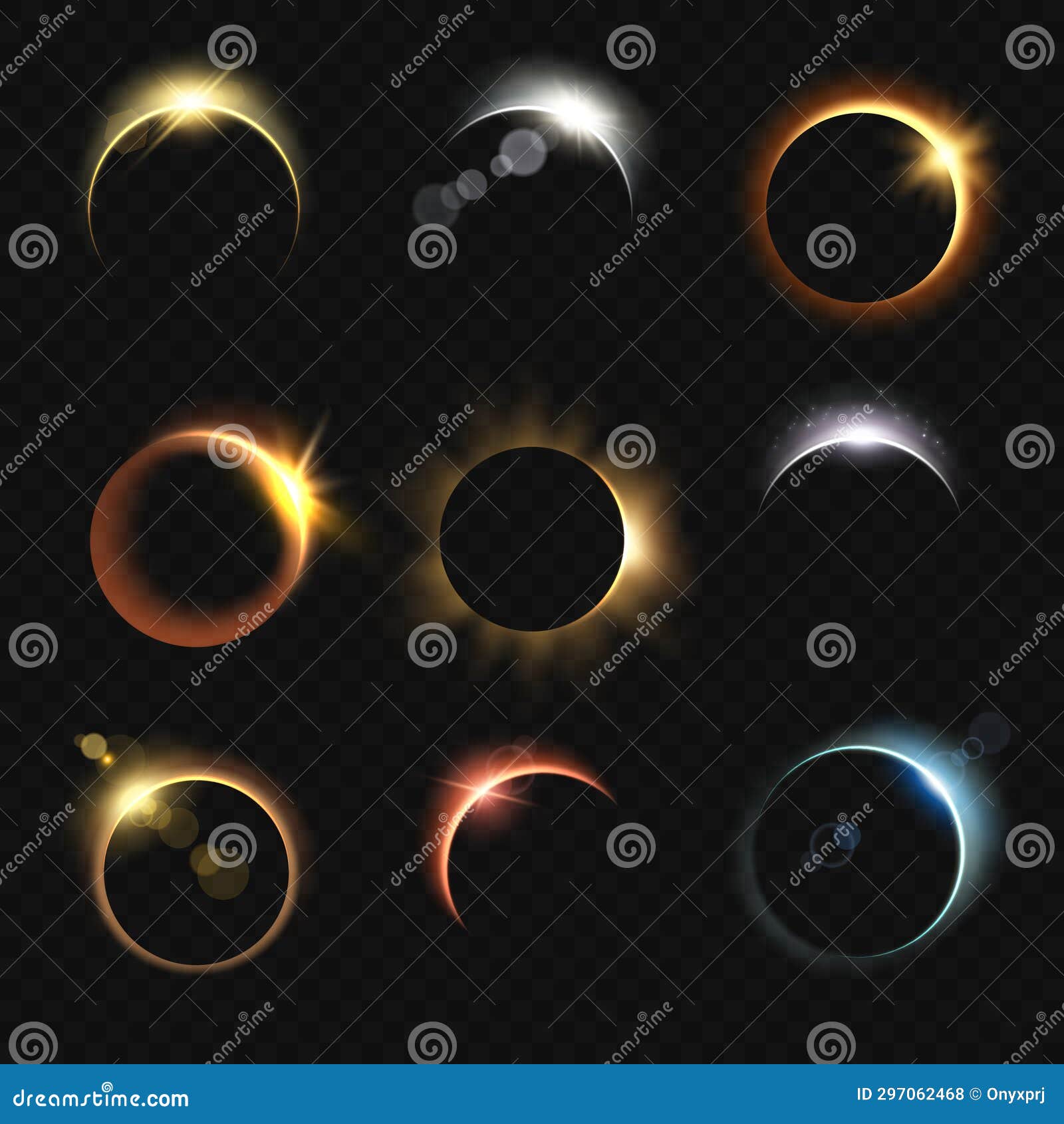 Solar Eclipse. Realistic Template of Planets in Dark Universe Decent ...