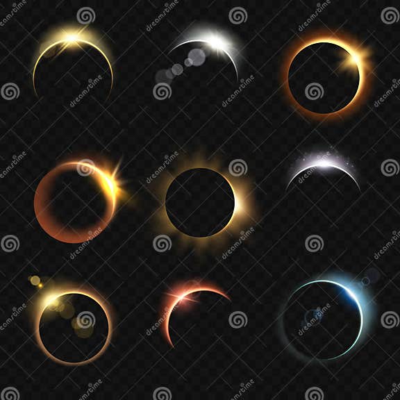 Solar Eclipse. Realistic Template of Planets in Dark Universe Decent ...