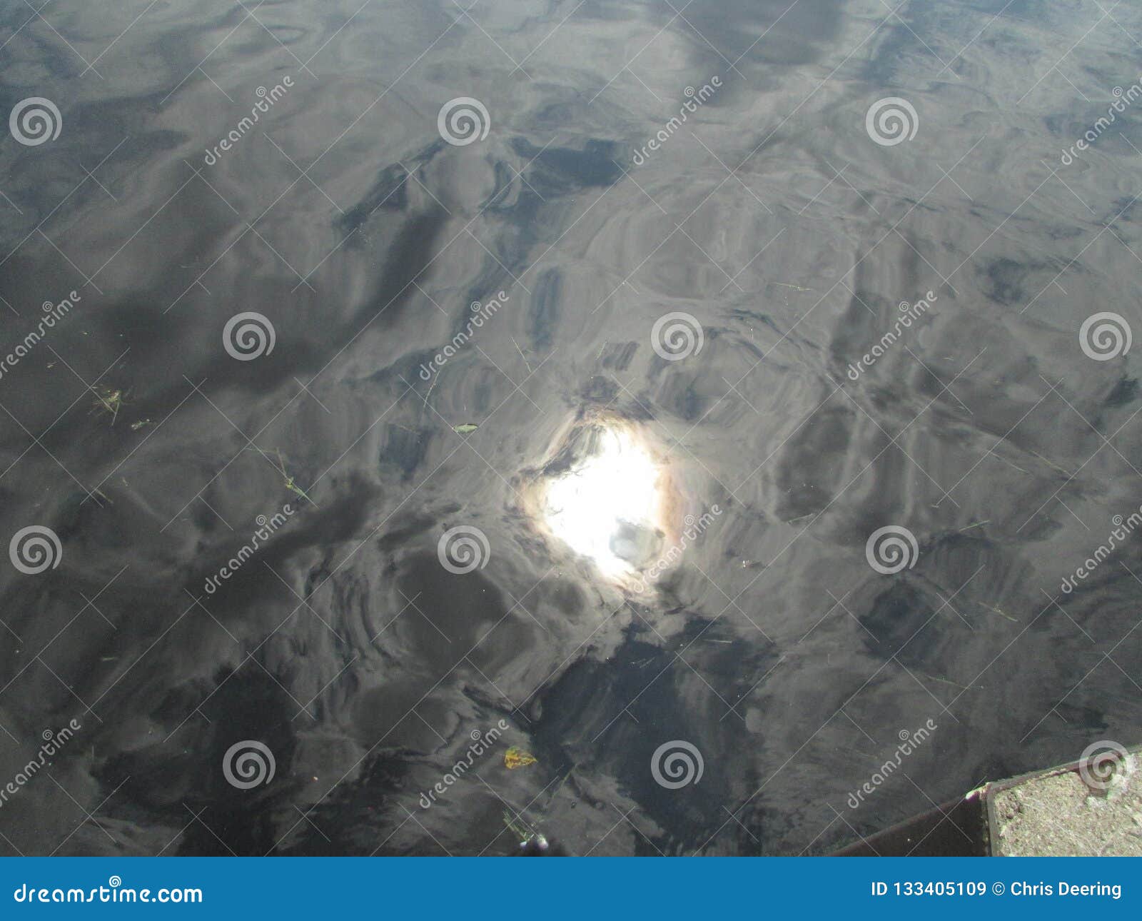 Solar eclipse stock image. Image of water, reflected - 133405109