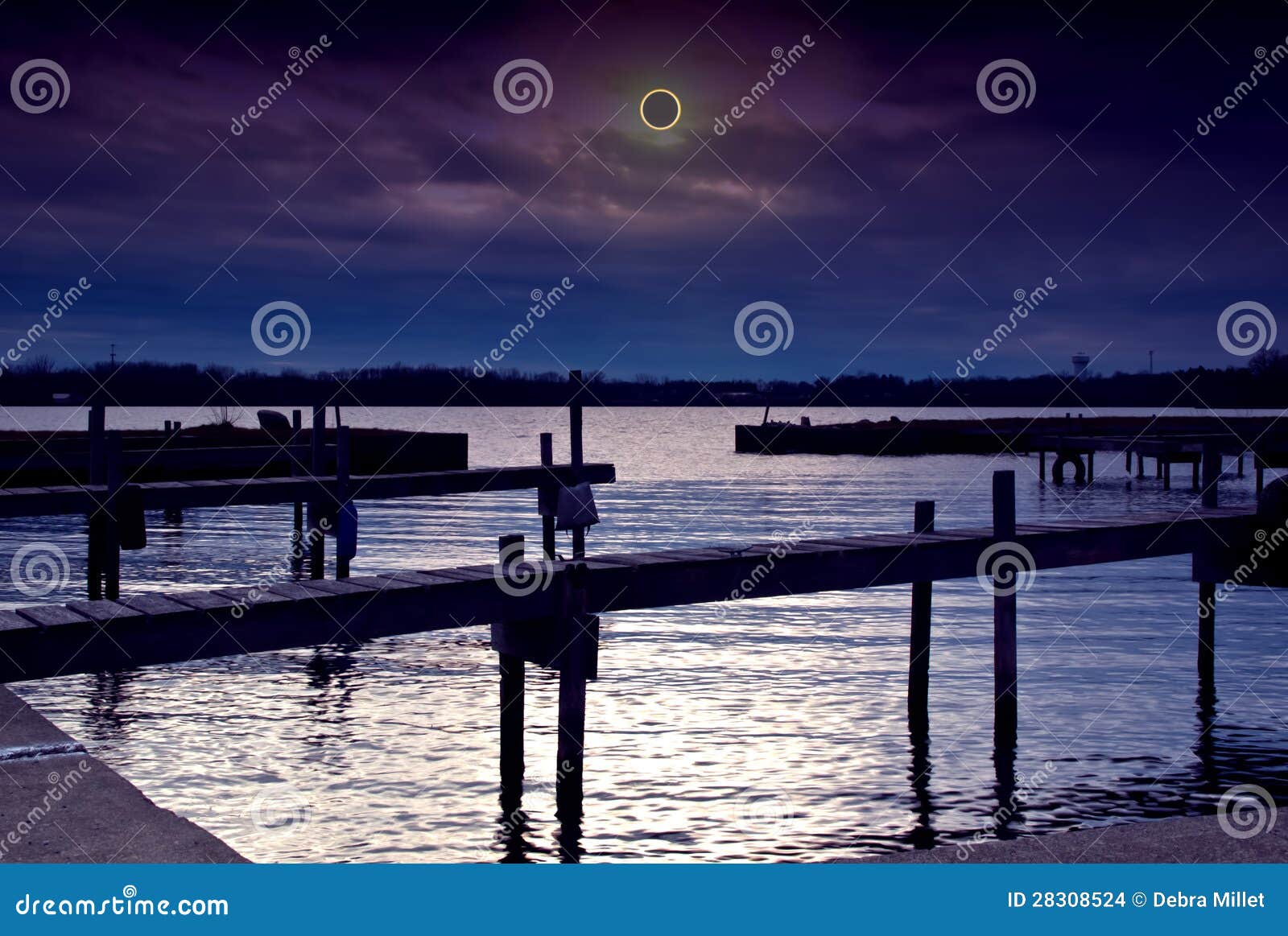 Solar eclipse scene stock photo. Image of effect, cosmic - 28308524