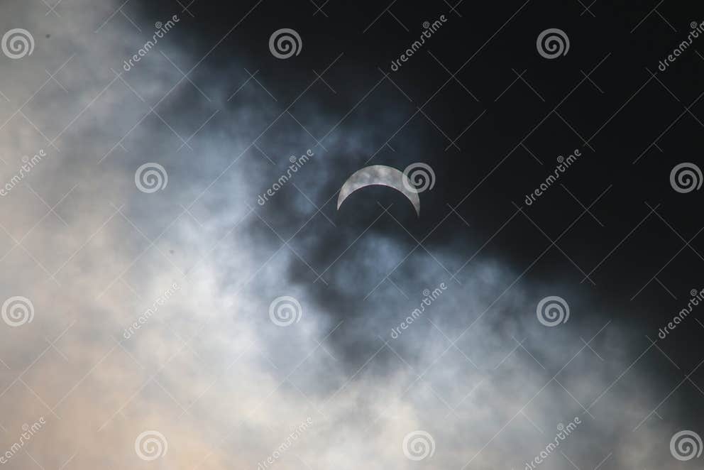 Solar Eclipse 2017 stock photo. Image of shadow, solar - 98399642