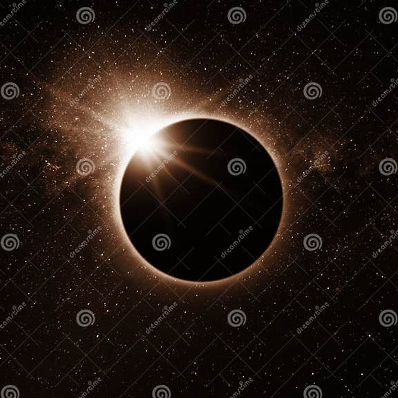 Solar eclipse in the sky stock image. Image of solar - 163426681