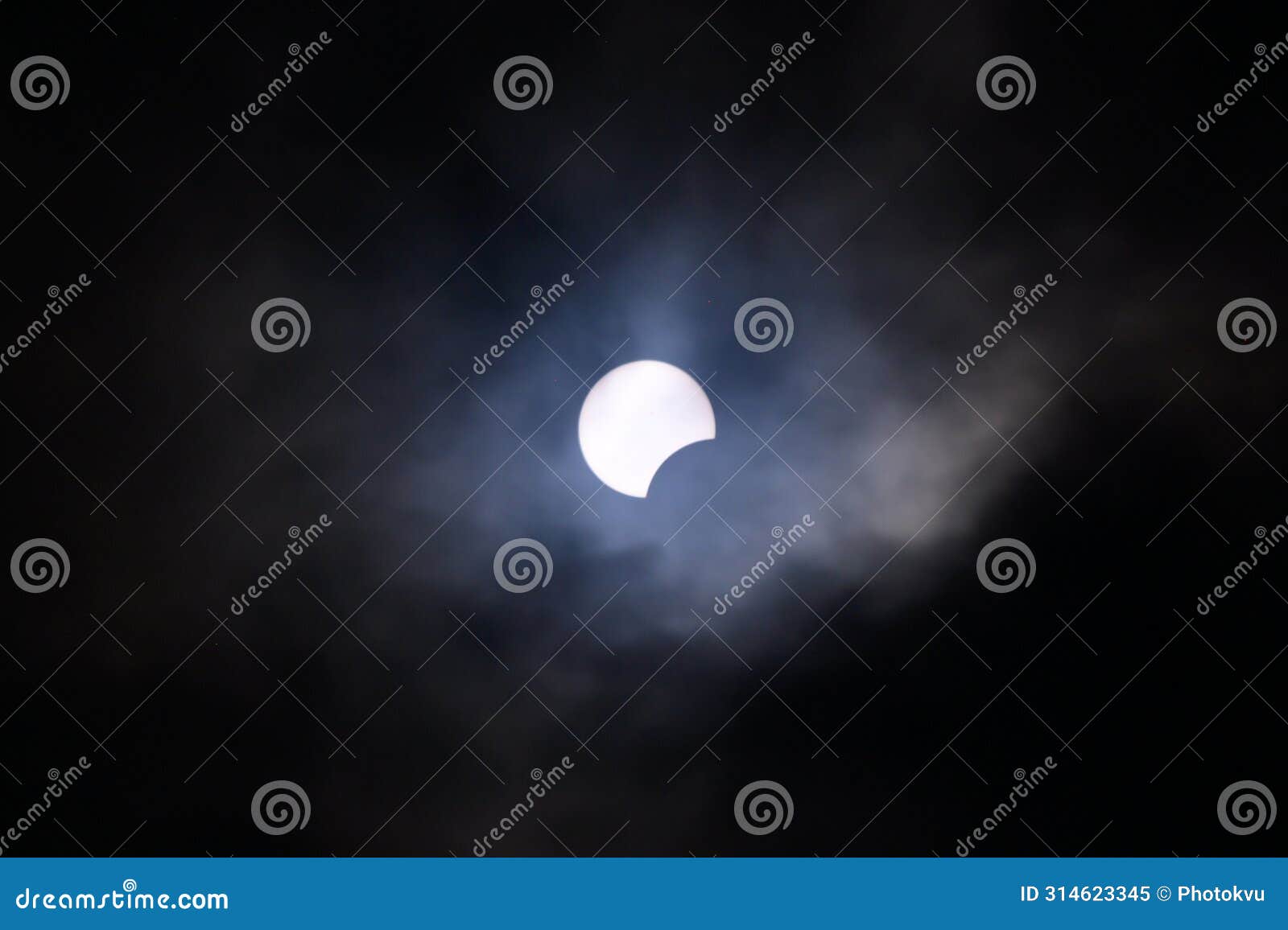 Solar eclipse in Toronto stock image. Image of light - 314623345