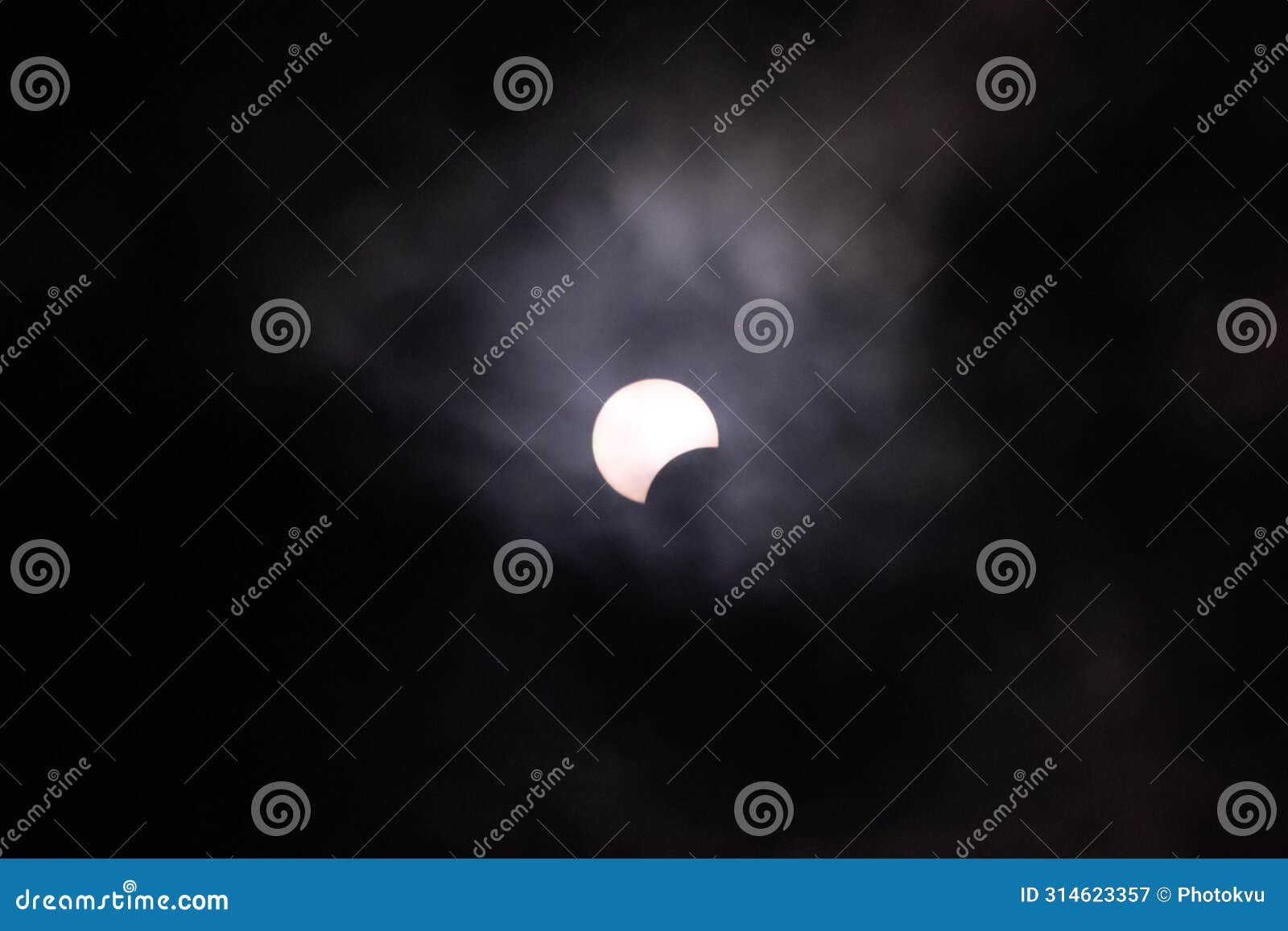Solar eclipse in Toronto stock image. Image of landscape - 314623357