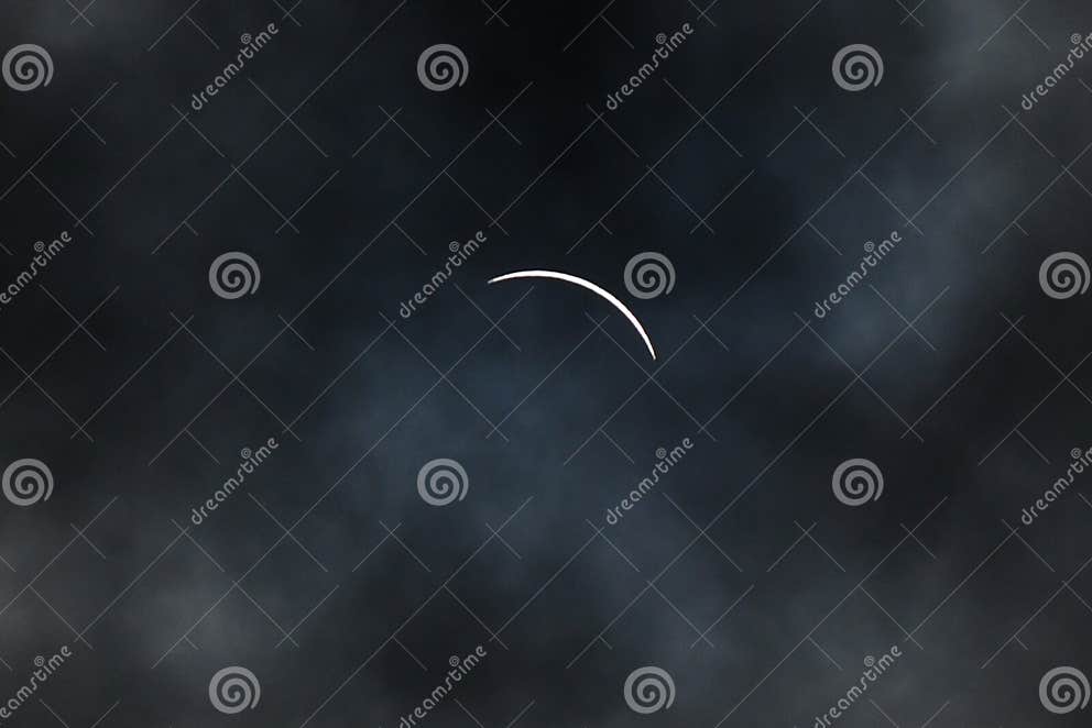Solar eclipse in Toronto stock photo. Image of daytime - 314623366