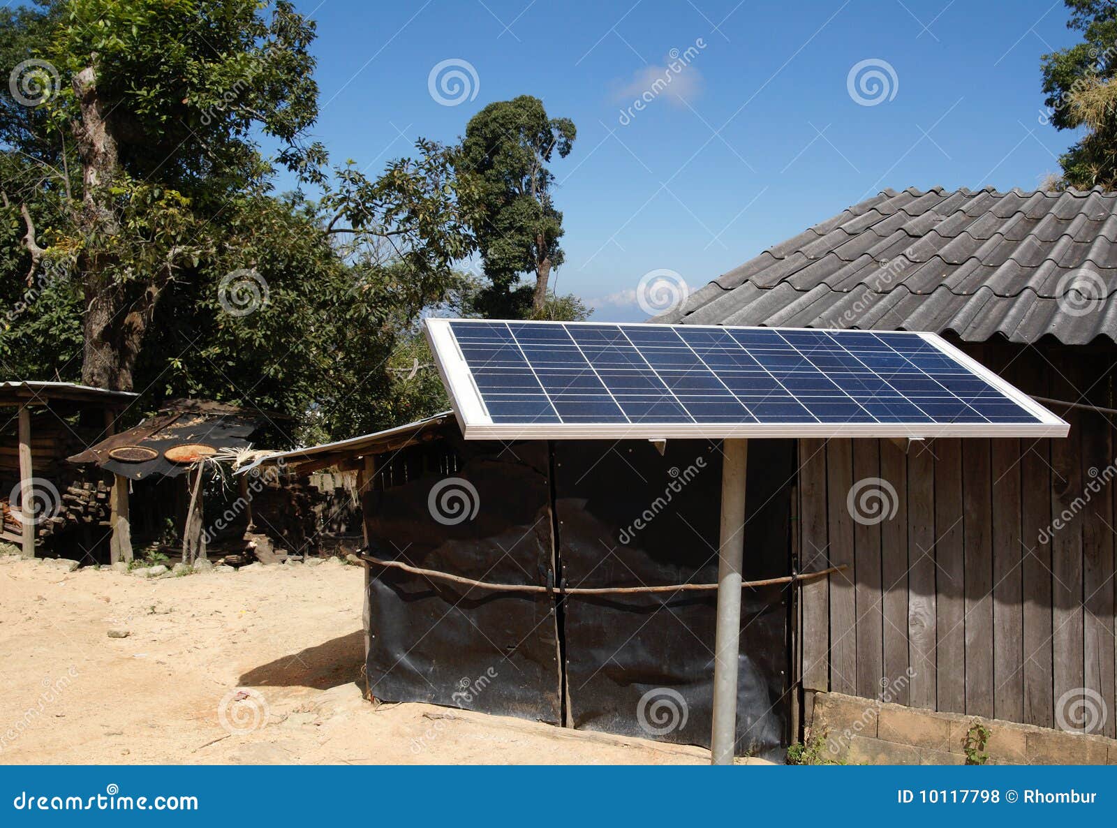 Solar Energy stock photo. Image of thailand, environment - 10117798