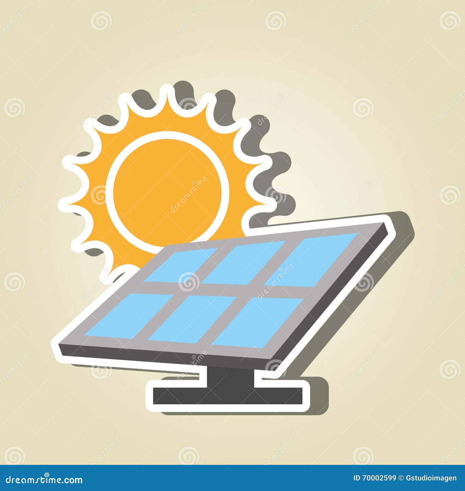 Solar energy design stock illustration. Illustration of solar - 70002599