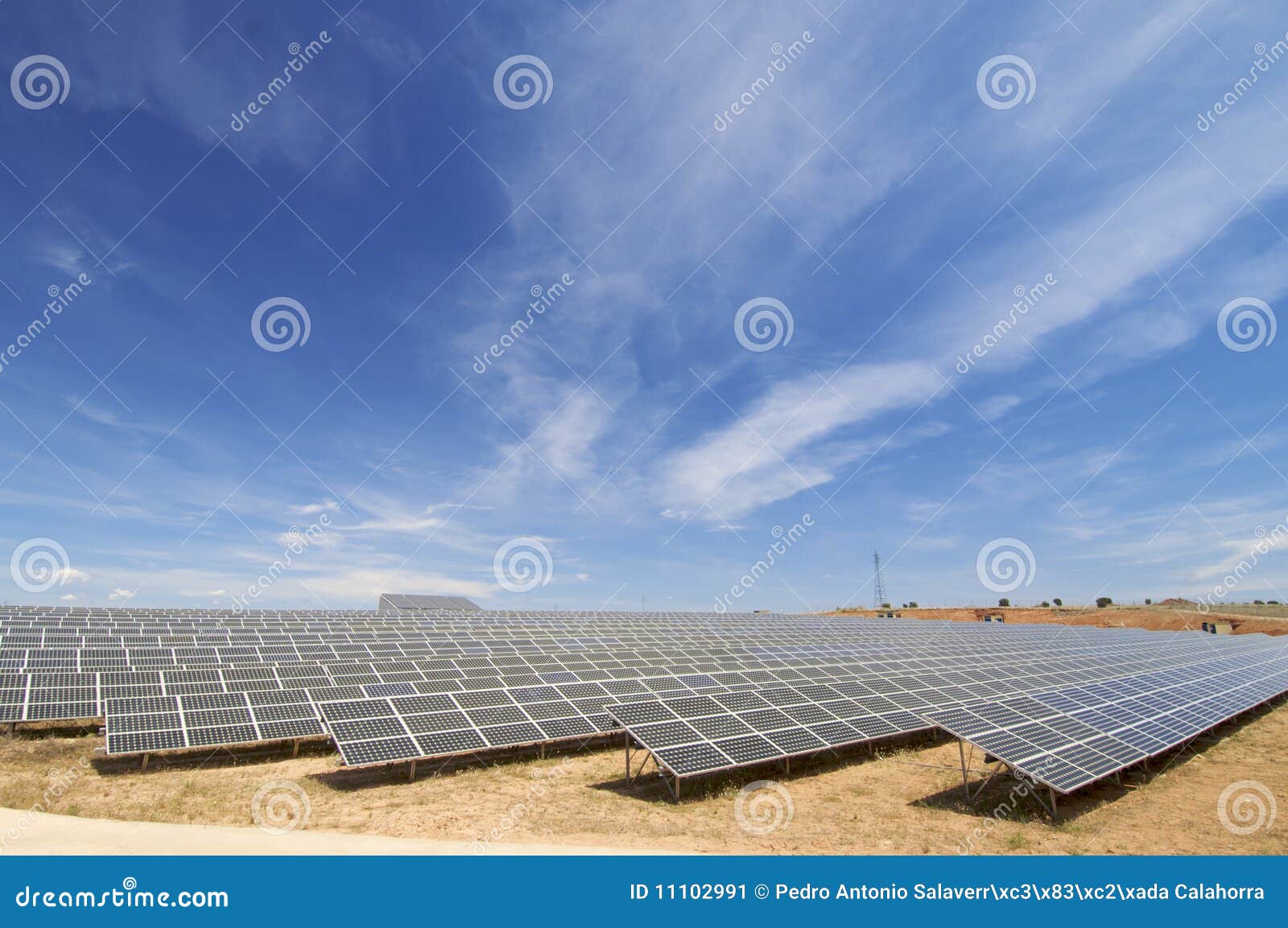 Solar energy field stock image. Image of ecosystem, ecology - 11102991