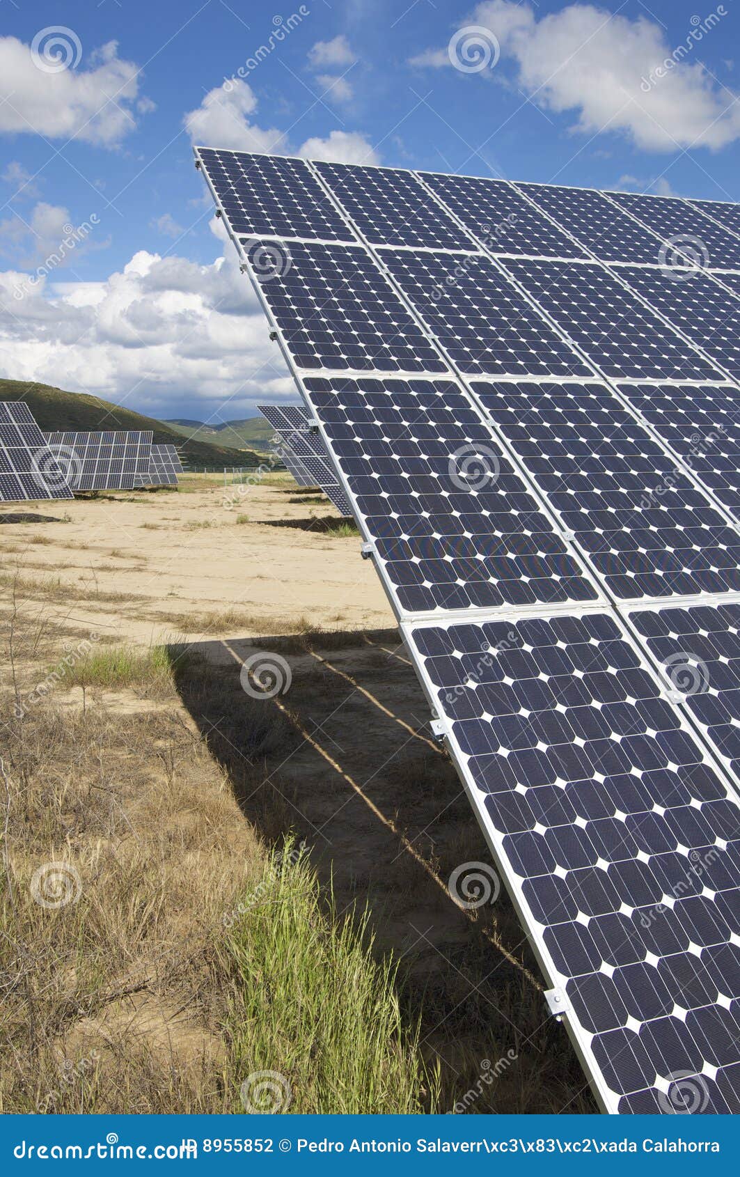 Solar energy field stock photo. Image of effectiveness - 8955852