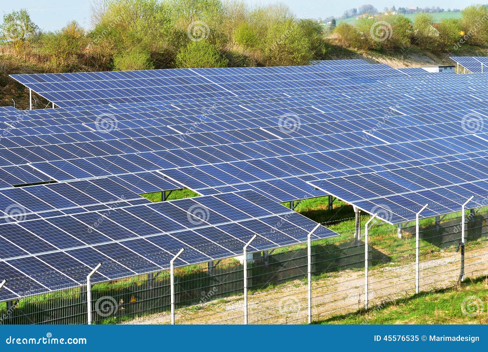 Solar energy stock image. Image of field, industry, metal - 45576535