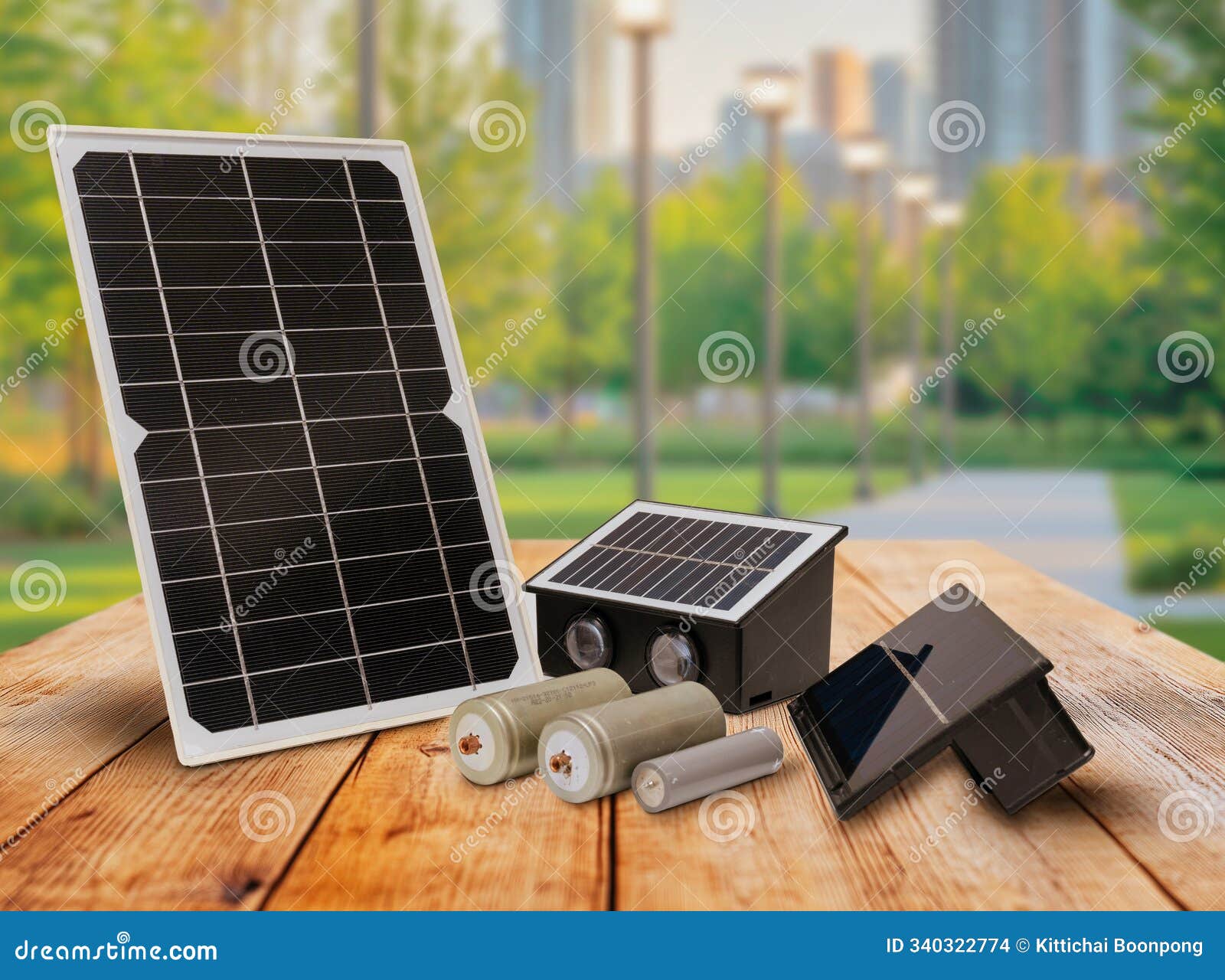 Solar Energy Kit with Panel and Batteries for Clean Power Generation ...