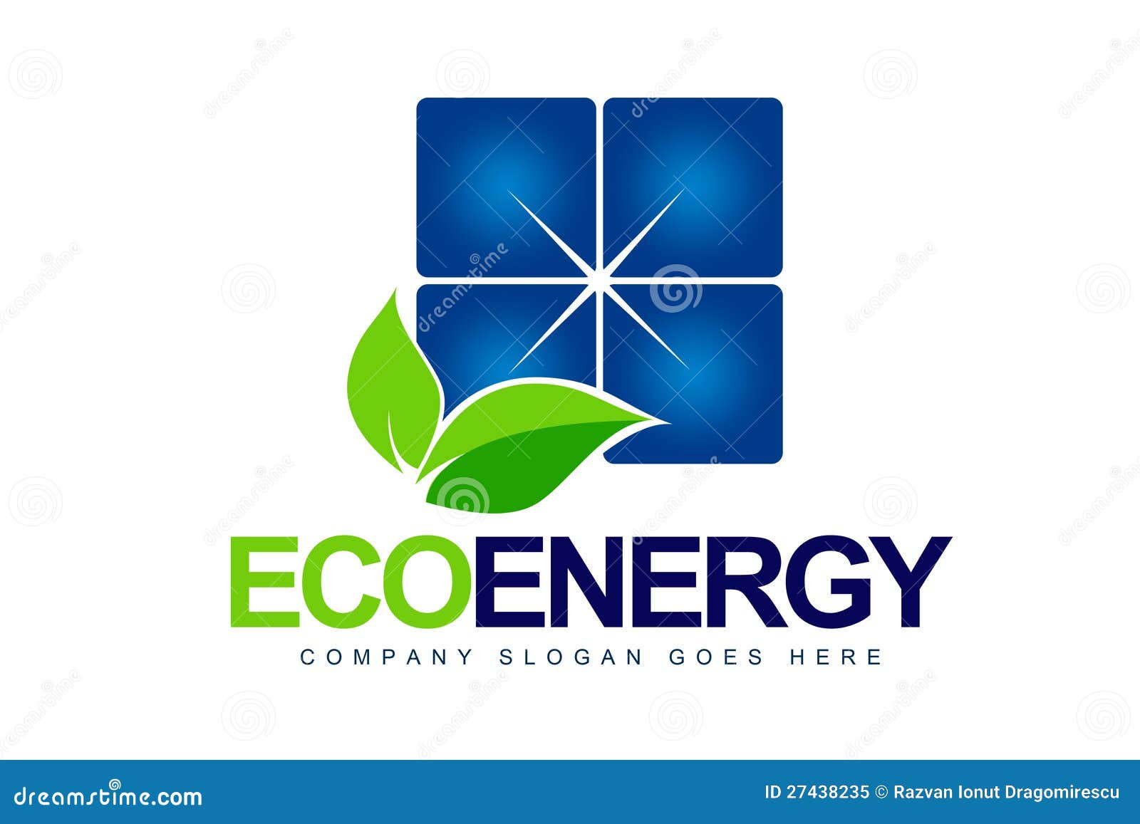 Solar Energy Logo stock illustration. Illustration of graphic - 27438235