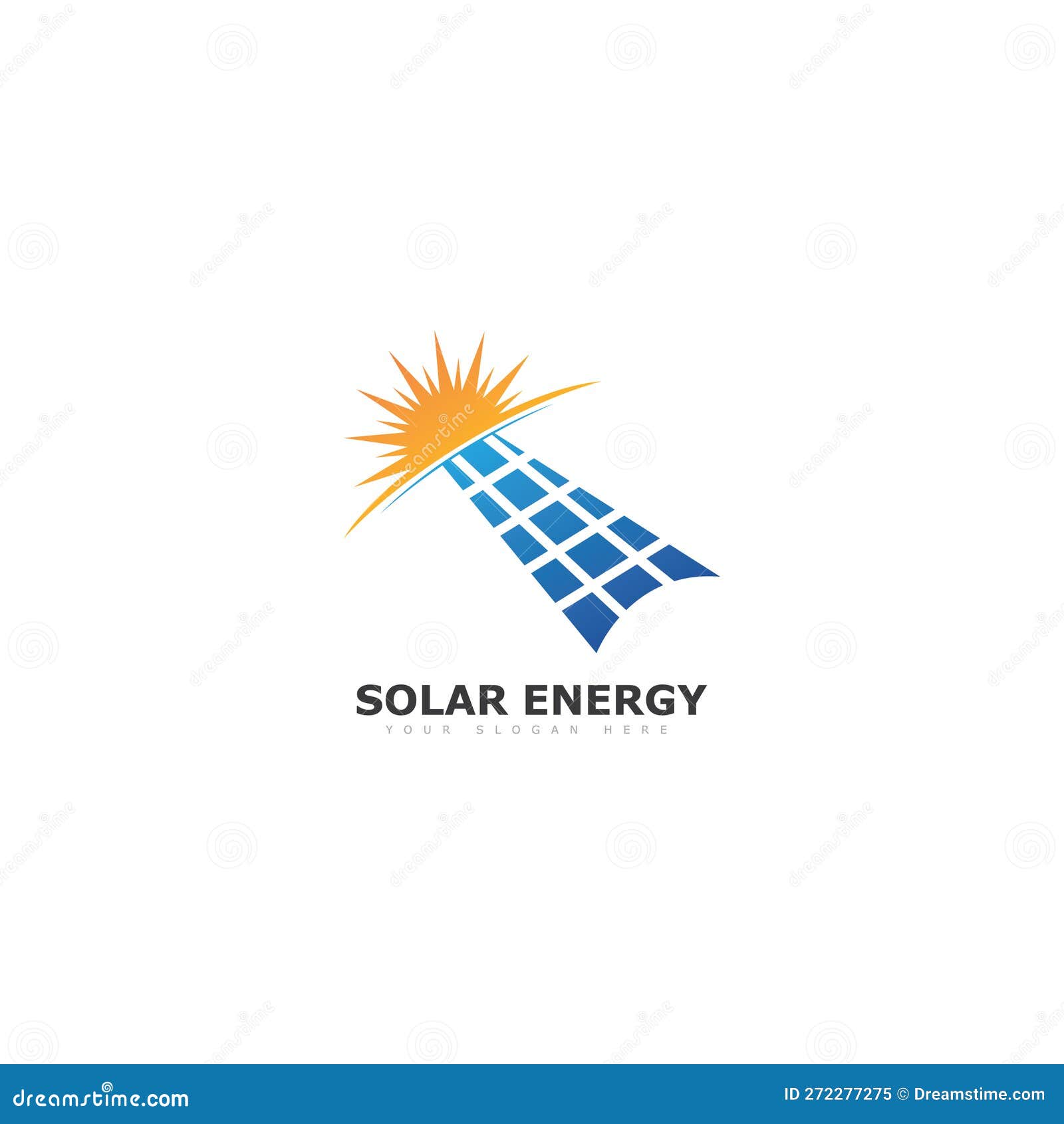Solar Energy Logo or Icon. Vector Solar Panel Sign. Stock Vector ...