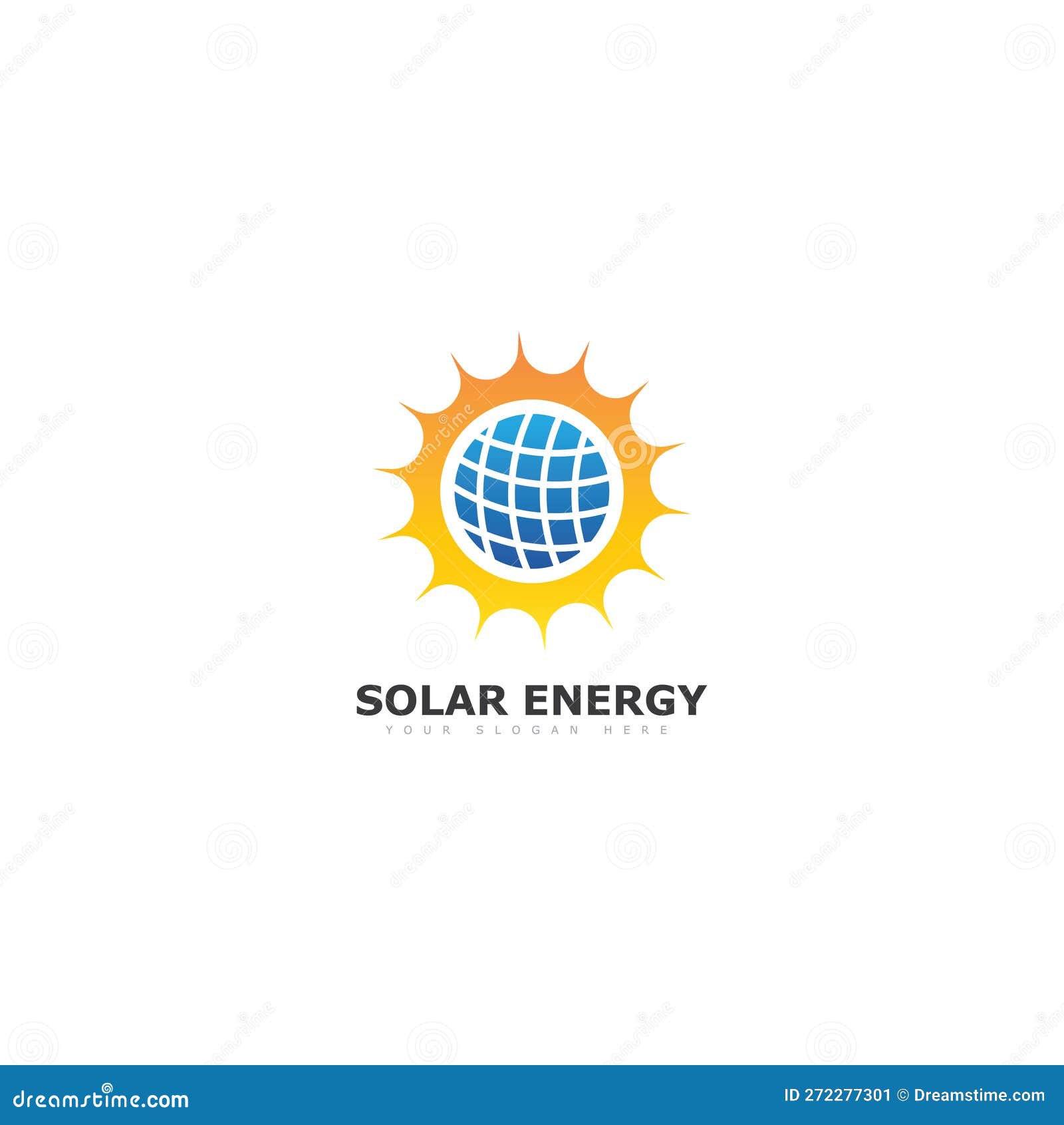 Solar Energy Logo or Icon. Vector Solar Panel Sign. Stock Vector ...