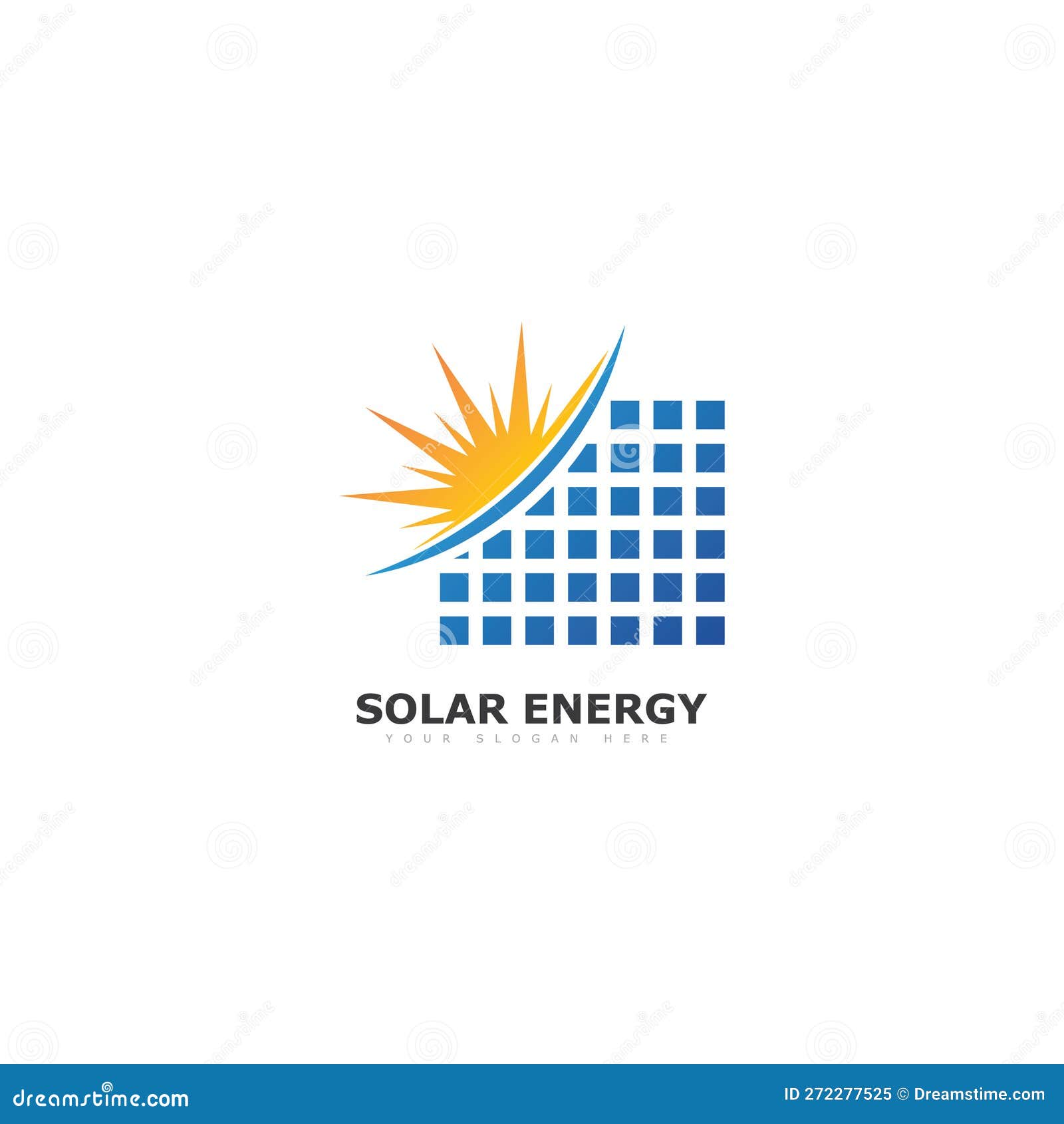 Solar Energy Logo or Icon. Vector Solar Panel Sign. Stock Vector ...