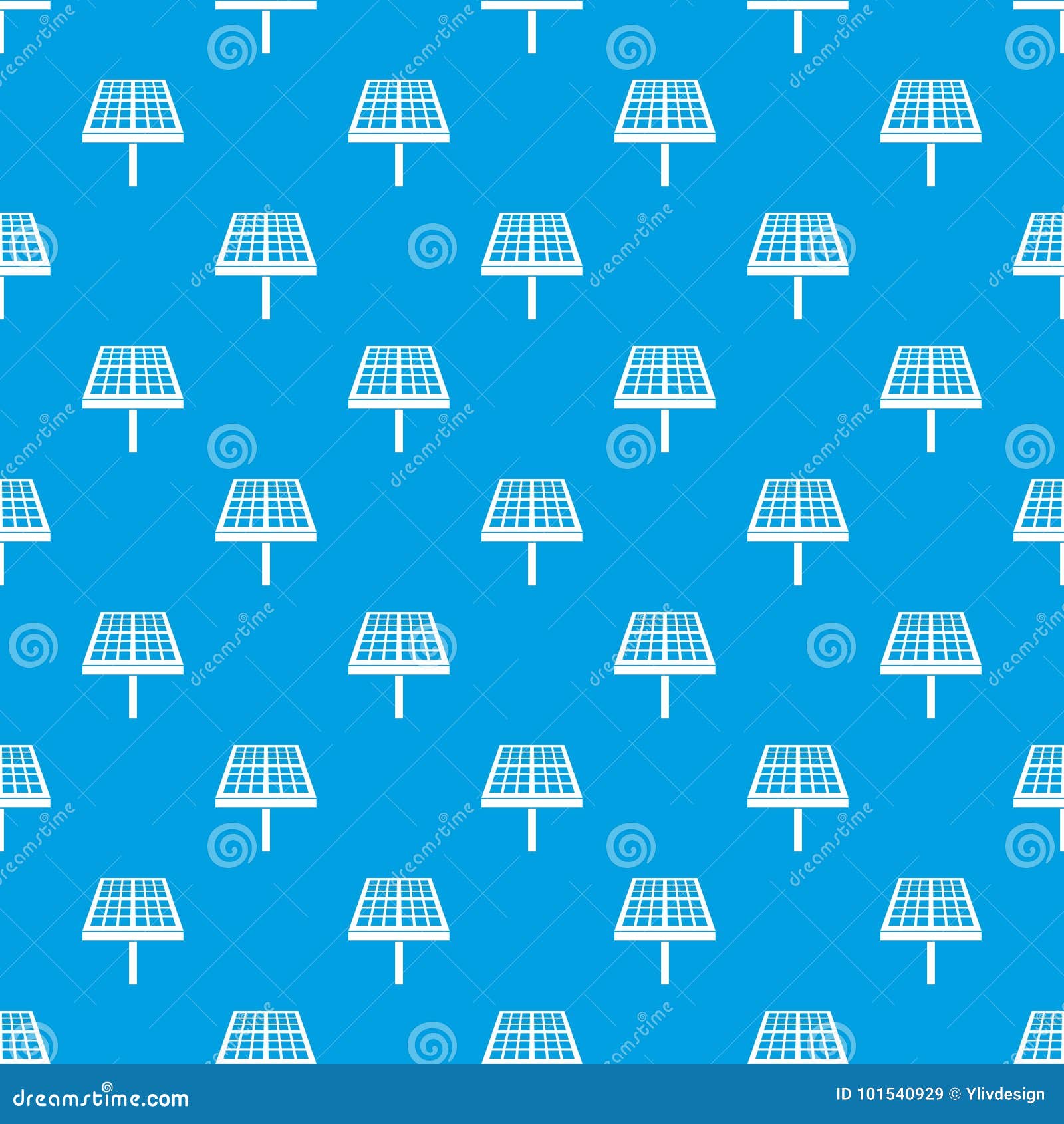 Solar Energy Panel Pattern Seamless Blue Stock Vector - Illustration of ...