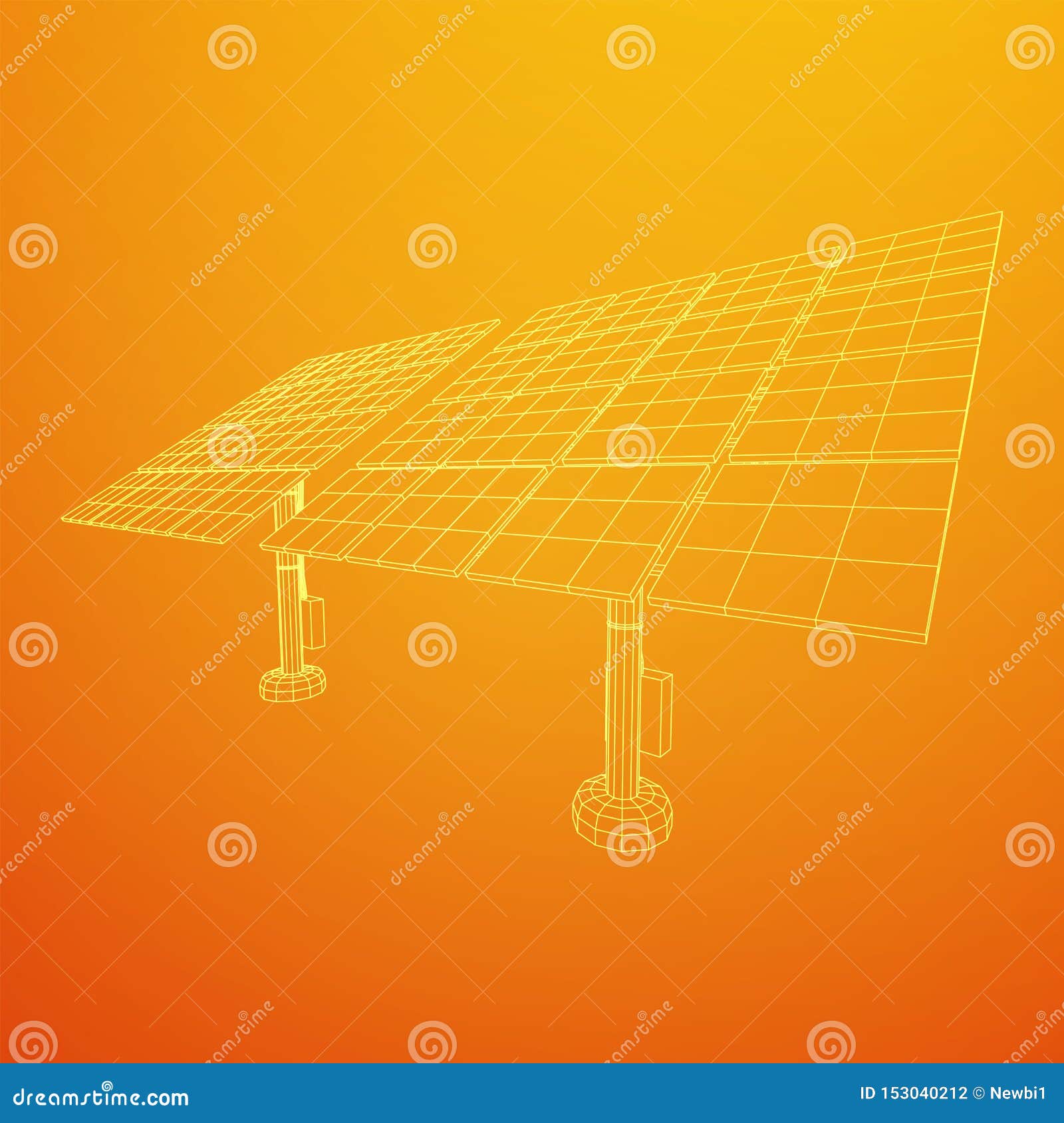 Solar energy panel vector stock vector. Illustration of building ...