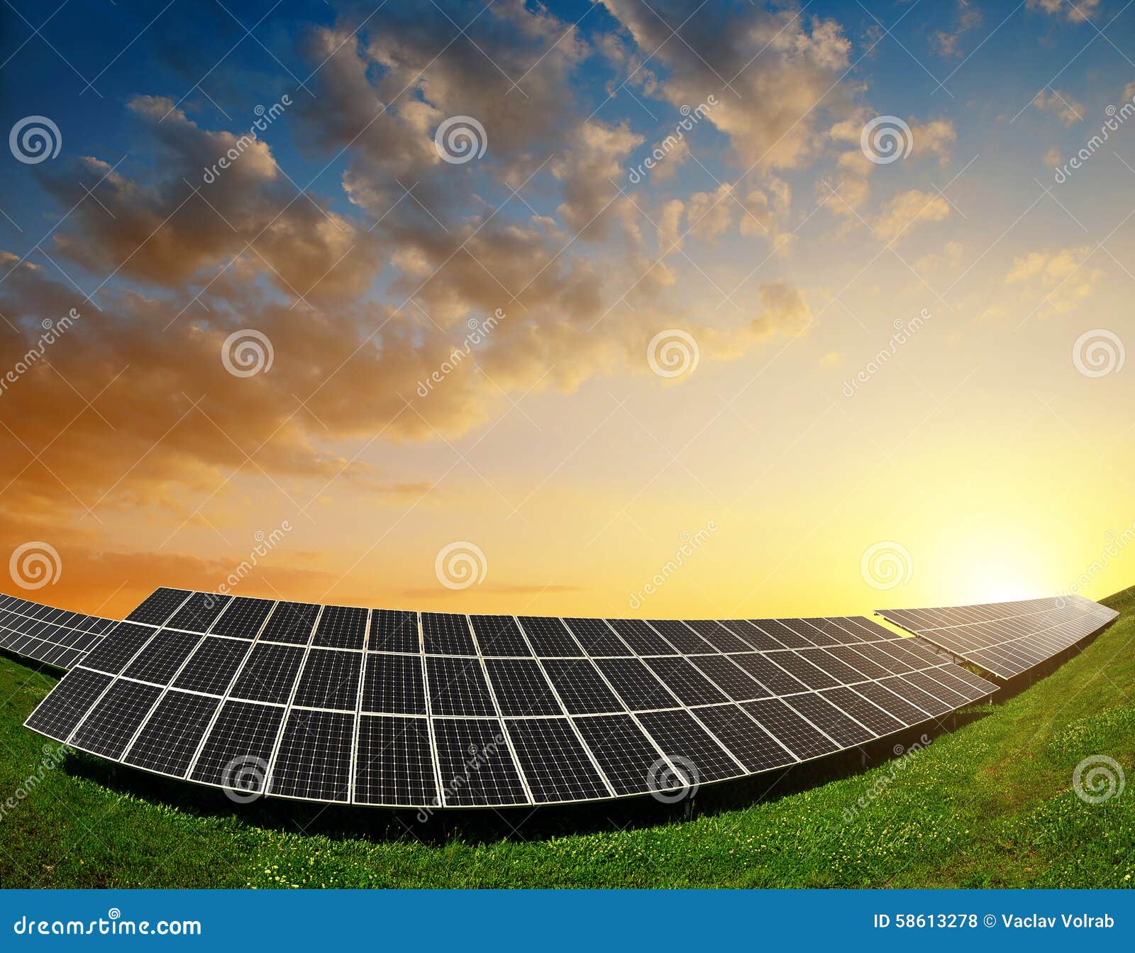 Solar energy panels stock photo. Image of environmental - 58613278