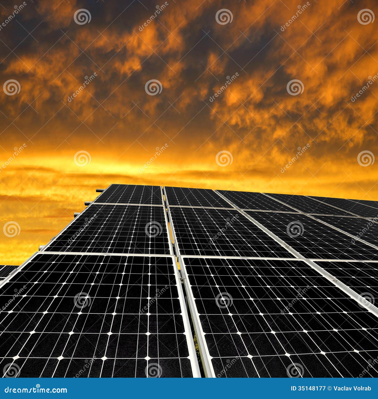 Solar energy panels stock image. Image of environmental - 35148177