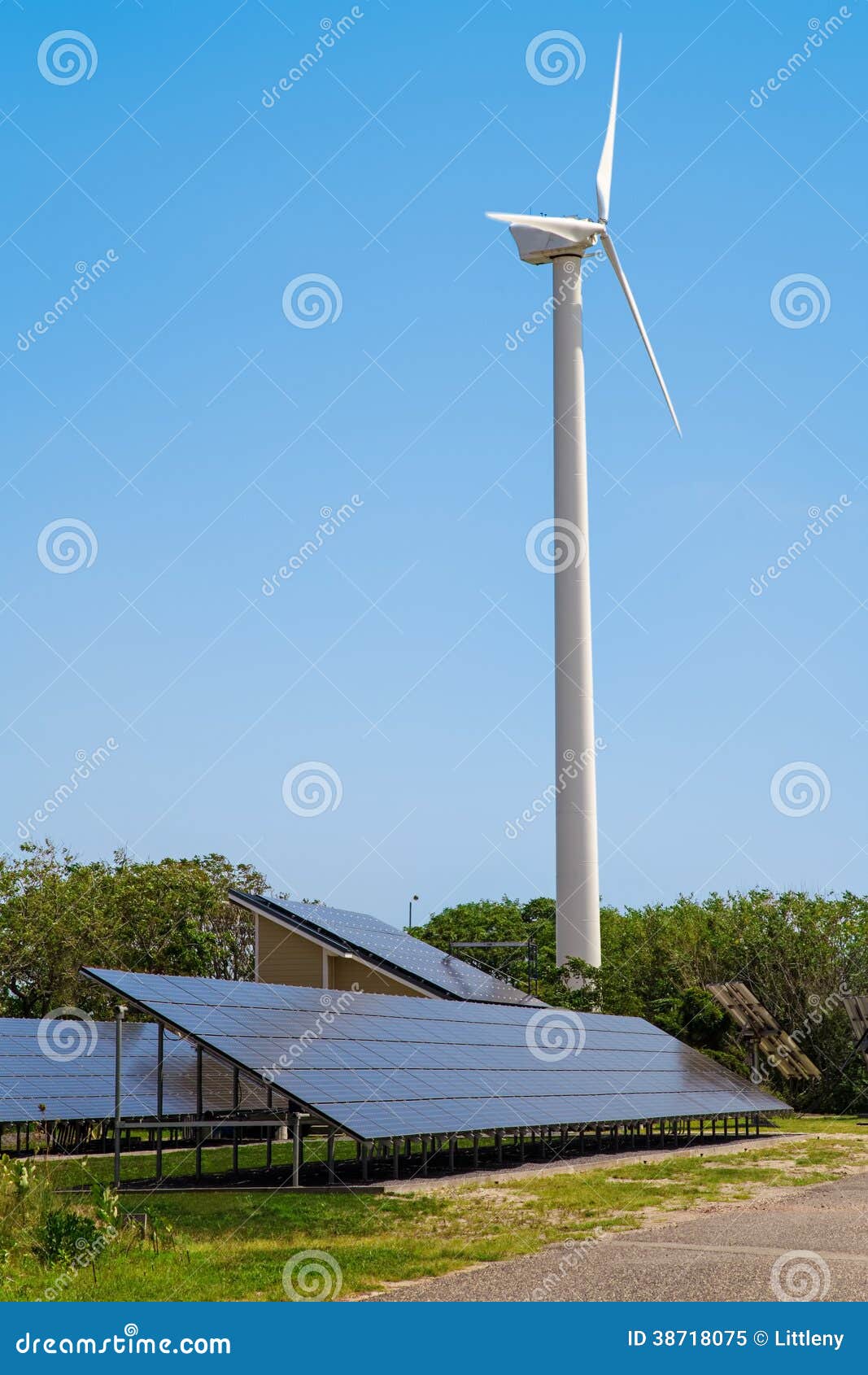 Solar Energy stock image. Image of turbines, generation - 38718075