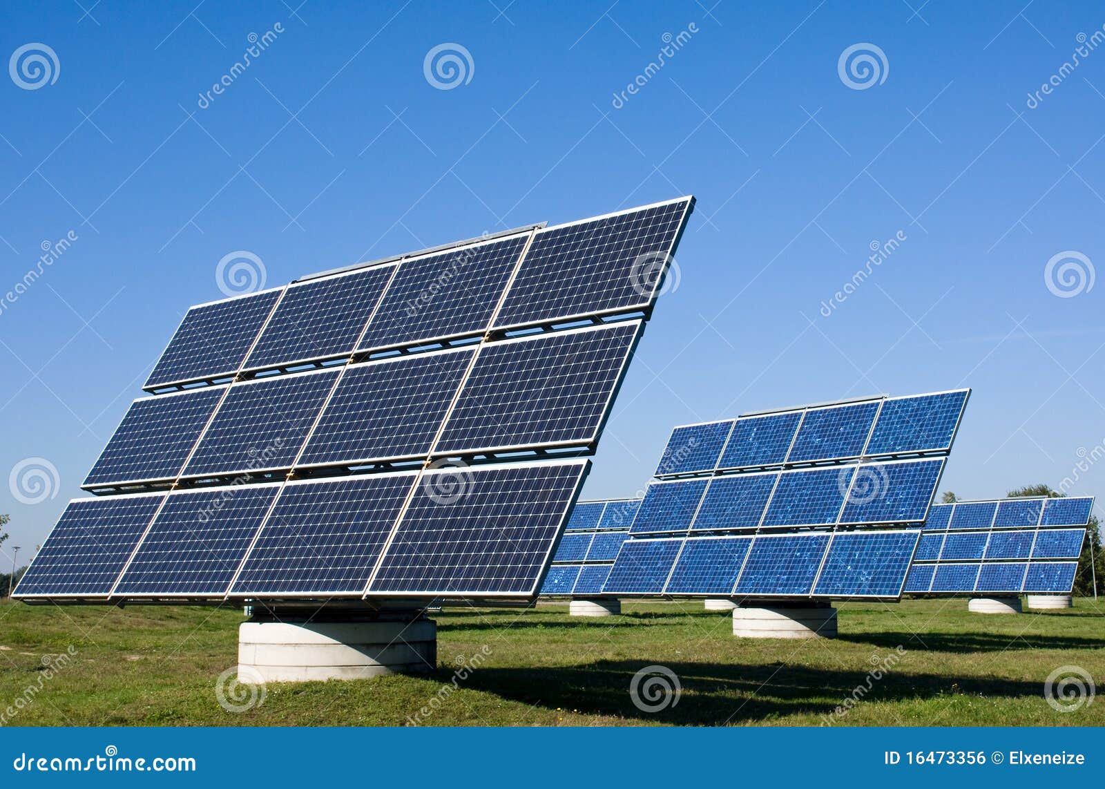 Solar energy plants stock photo. Image of ecological - 16473356