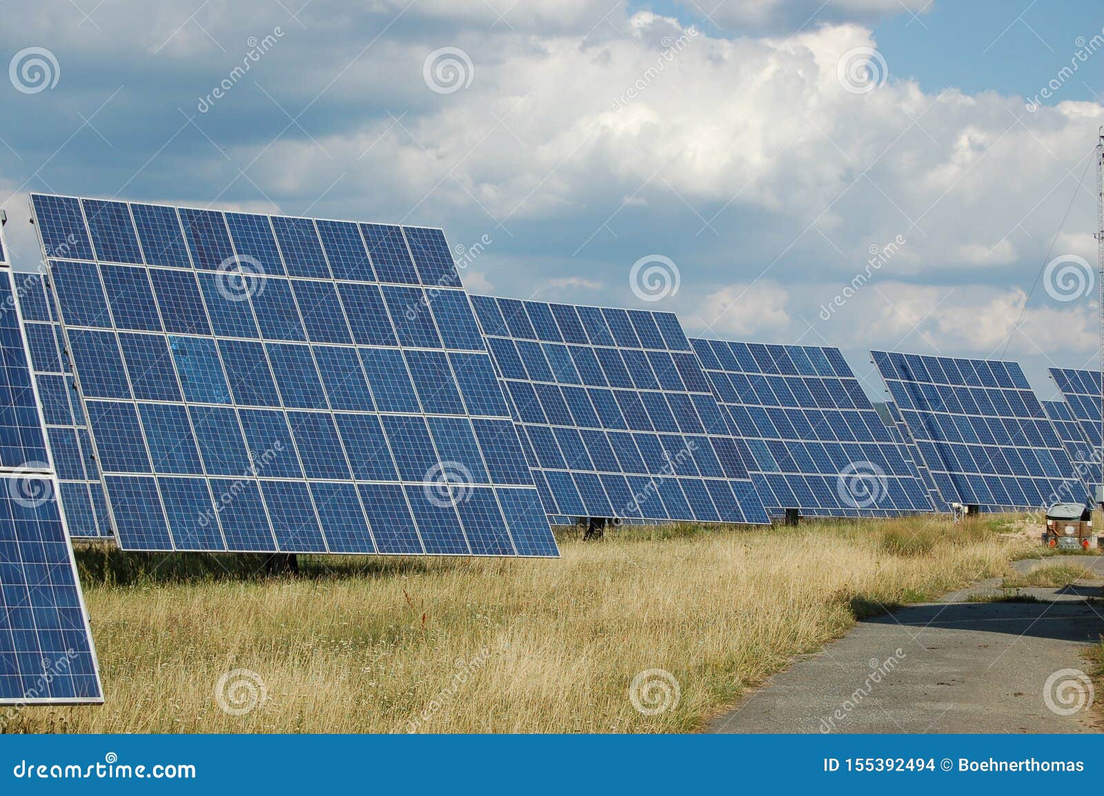 Solar energy. stock photo. Image of blue, plant, business - 155392494