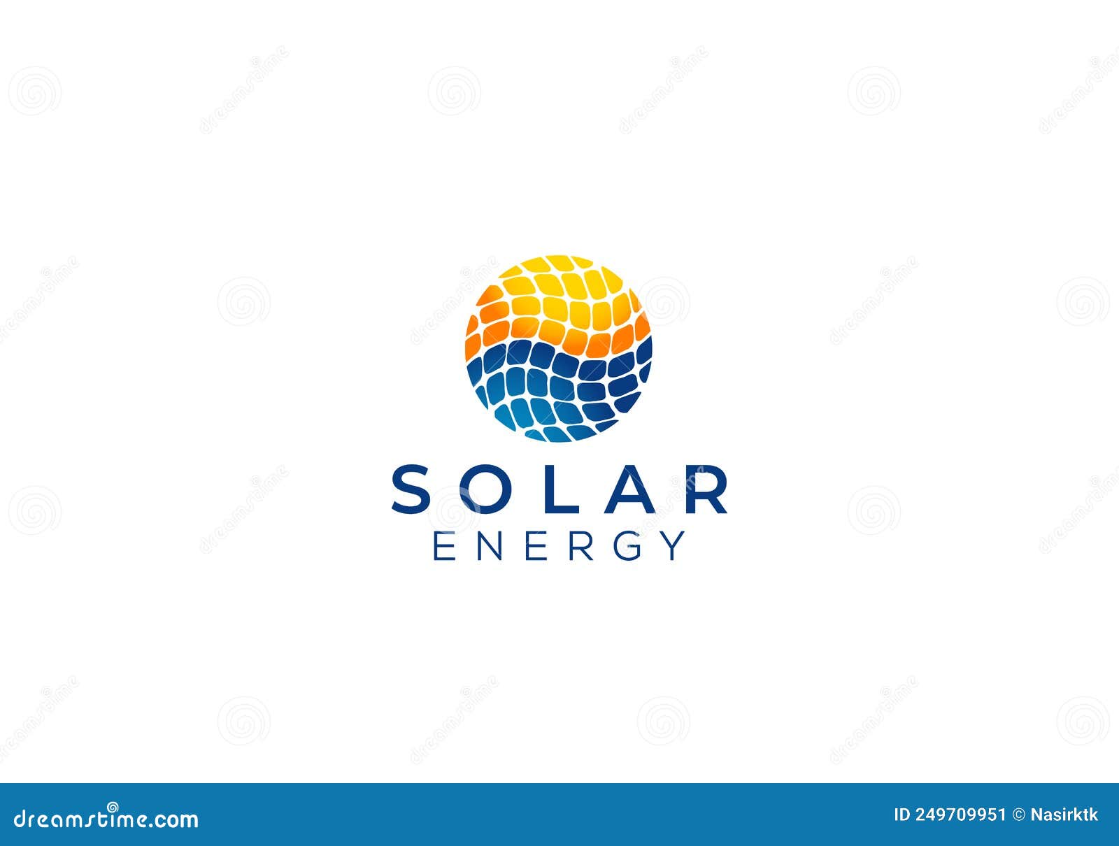 Solar Energy Tech Logo Design Stock Vector - Illustration of friendly ...