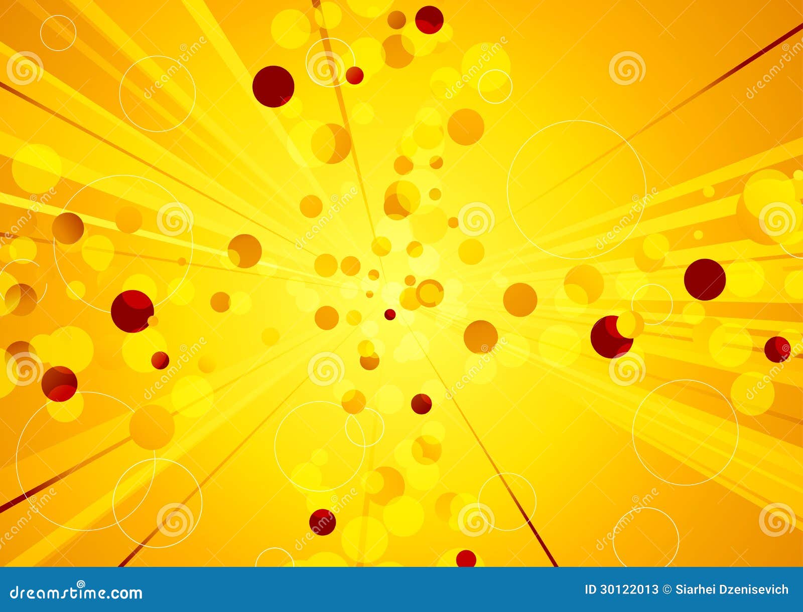 Solar Explosion - Shiny Abstract Background Stock Vector - Illustration ...