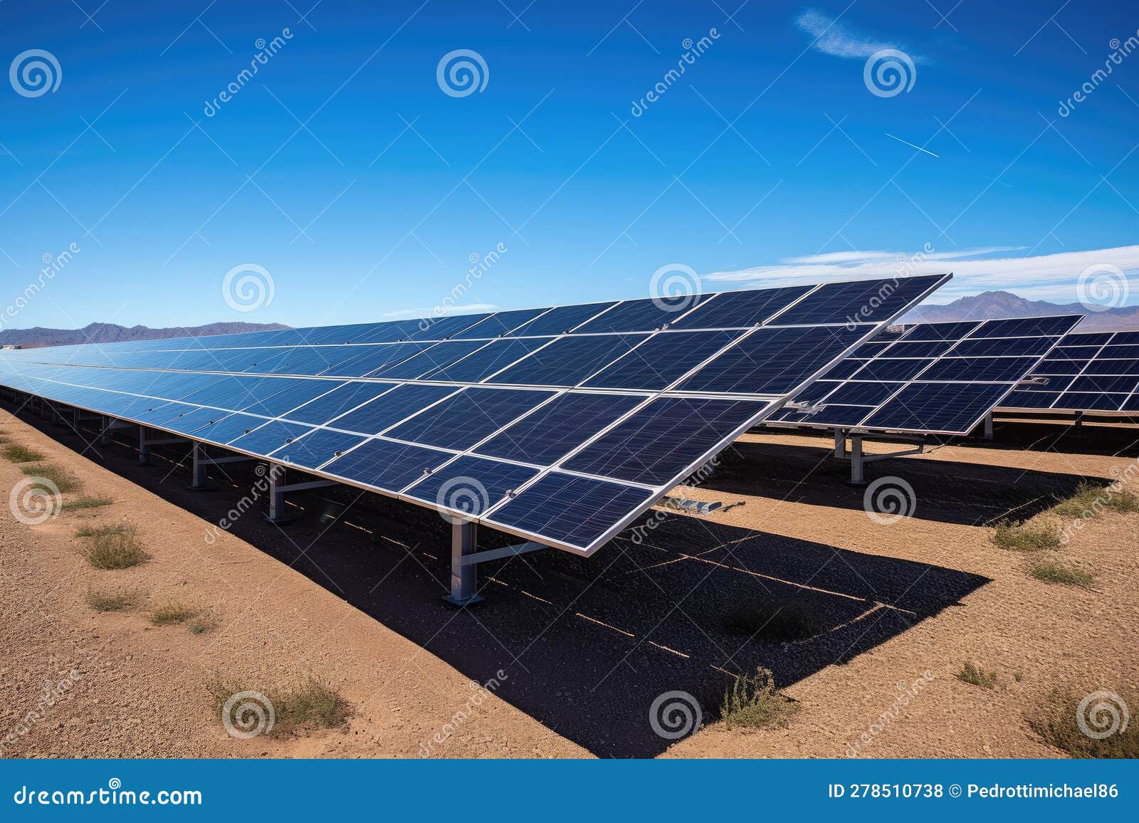 Solar Farm stock illustration. Illustration of environment - 278510738