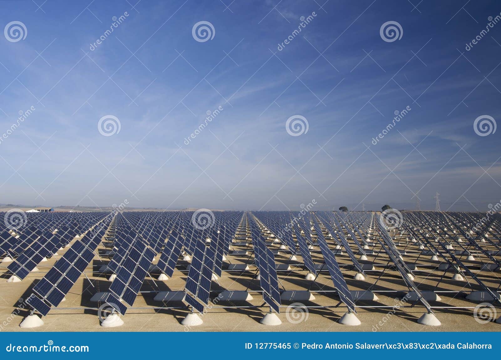 Solar field stock image. Image of electricity, landscape - 12775465