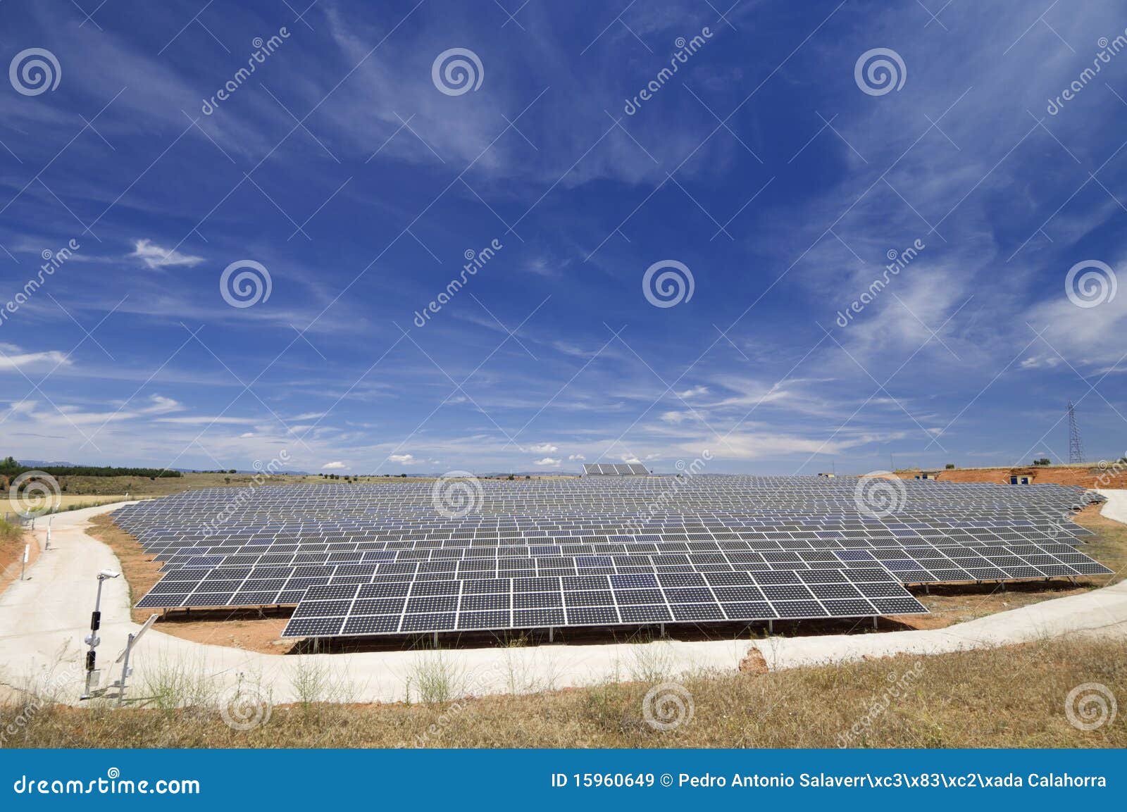 Solar field stock image. Image of clean, environmental - 15960649