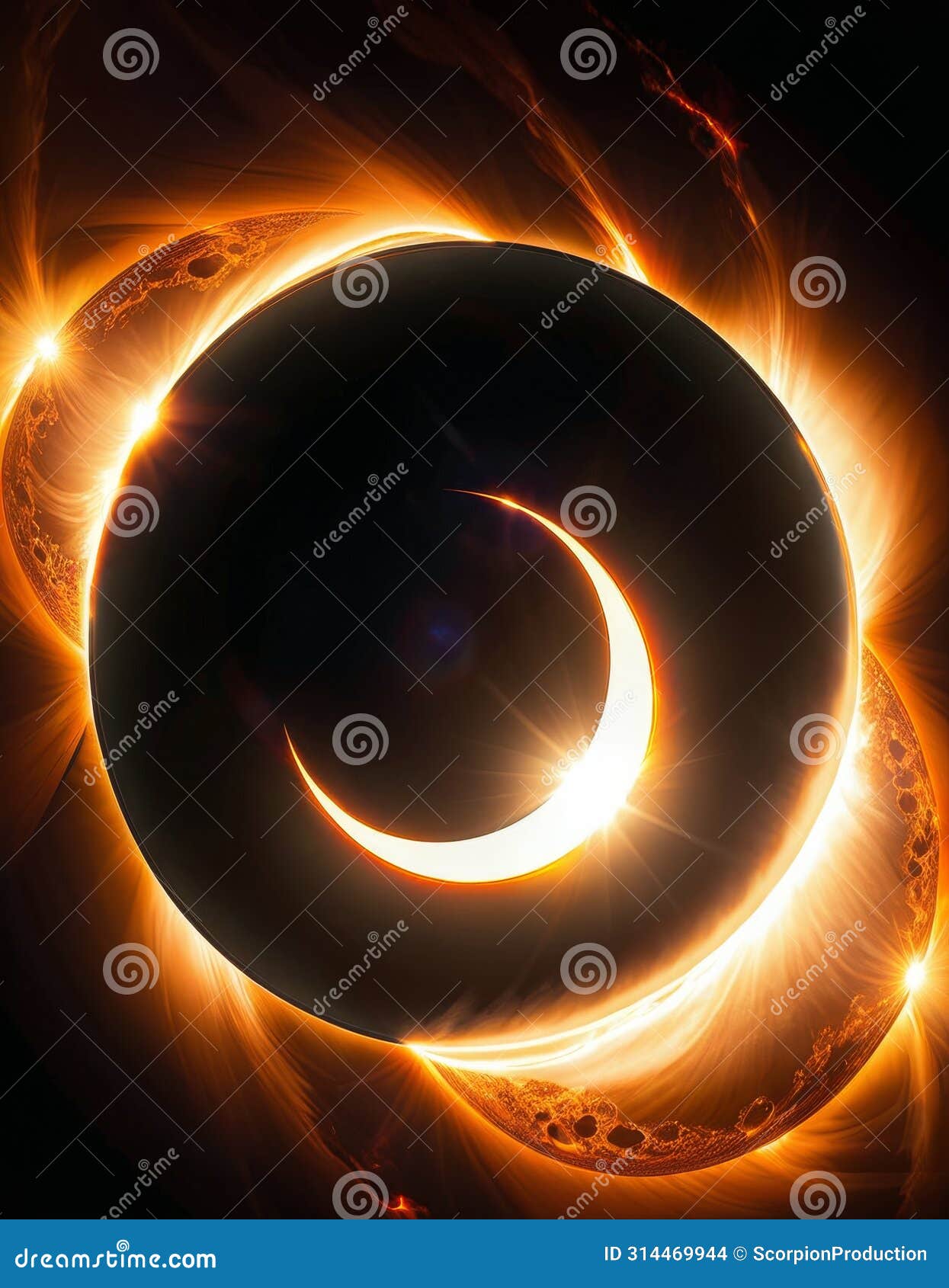 Solar Flare Eclipse stock photo. Image of solar, astronomical - 314469944