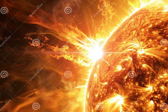 Solar Flare Eruption stock illustration. Illustration of cosmos - 332246296 Solar Flare Eruption stock illustration. Illustration of cosmos - 332246296